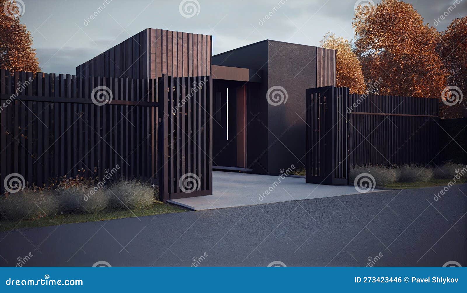 Brown Automatic Wooden Entry Door Stock Photo - Image of entrance ... Brown Automatic Wooden Entry Door Stock Photo - Image of entrance ...
