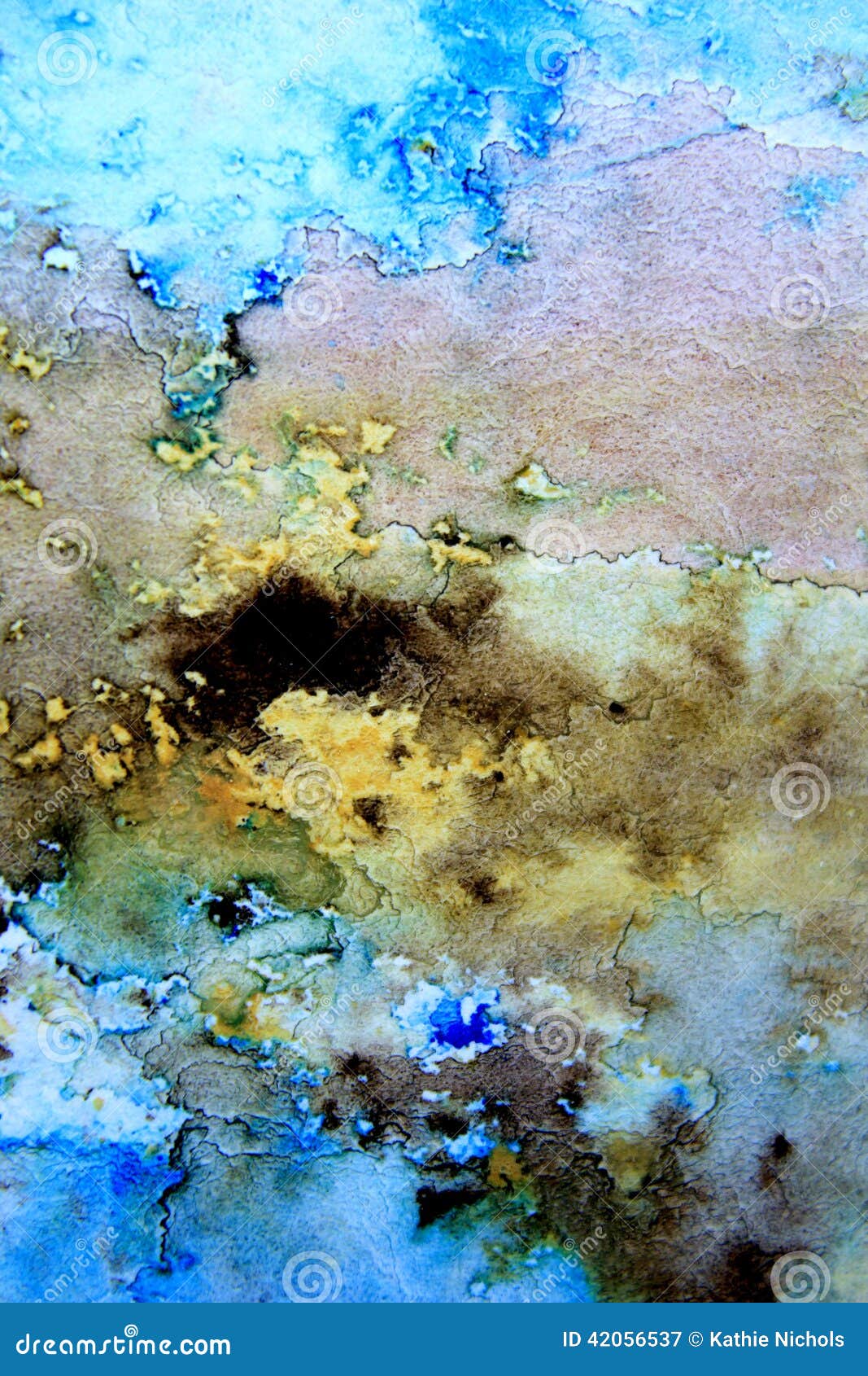 Brown Azul Y Acuarela Ocre 8 Stock de ilustración - Ilustración de ...