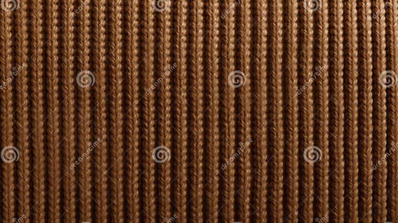 Sleek Metallic Brown Rope Texture: a Unique Corduroy Image Stock ...