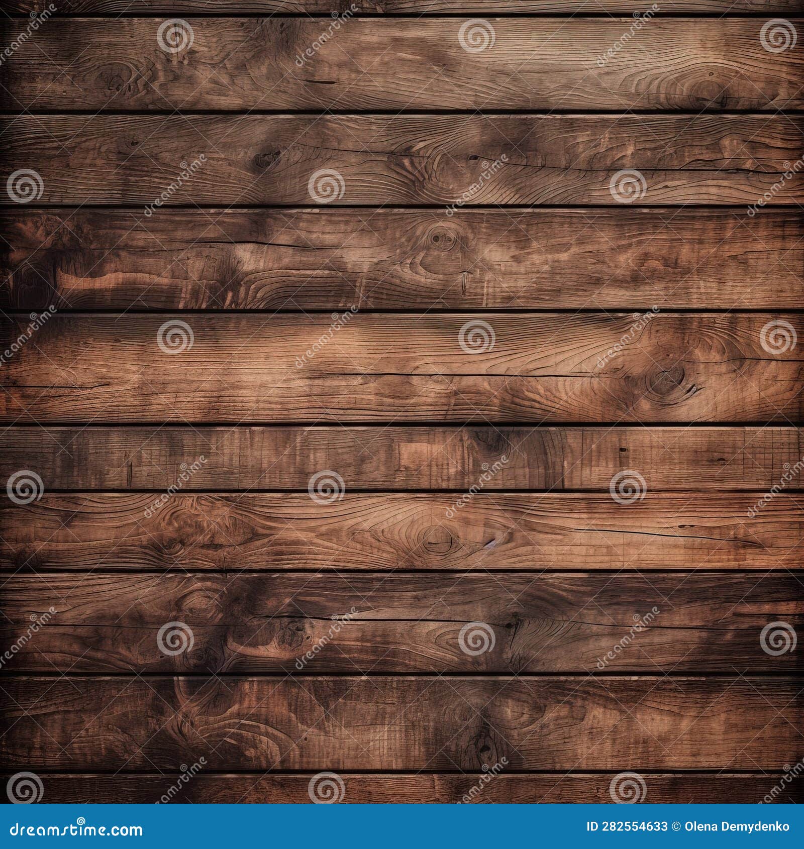 Brown Background with Natural Wood Texture. Horizontal Wood Panel with ...