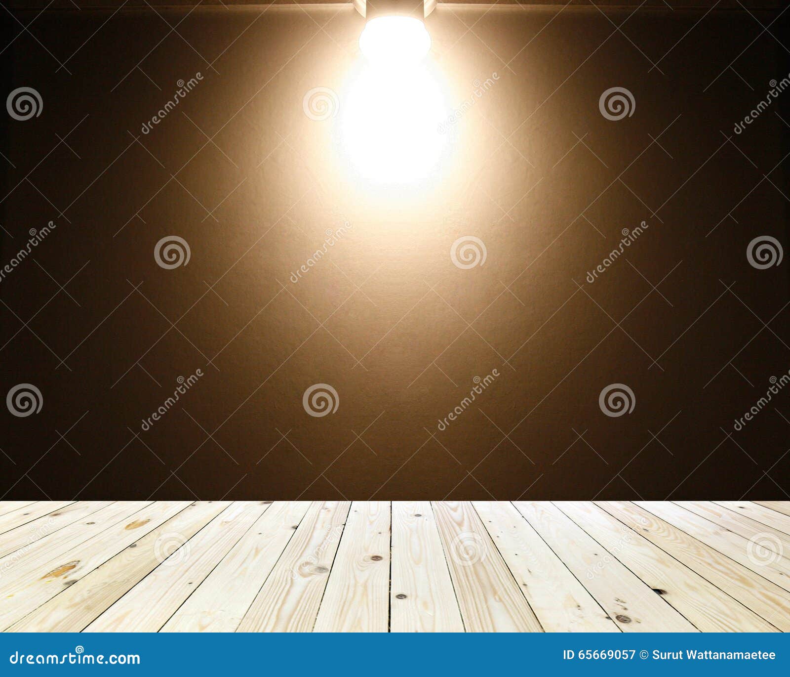 Brown Background with Warm Spotlight Stock Image - Image of grungy ...