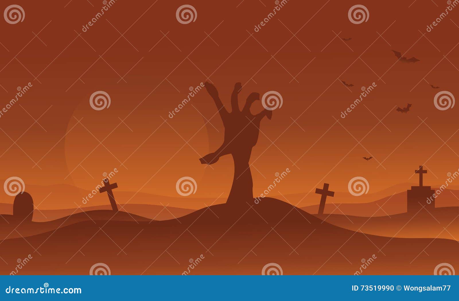 Zombie Silhouette Side View Images Cartoon Vector | CartoonDealer.com ...