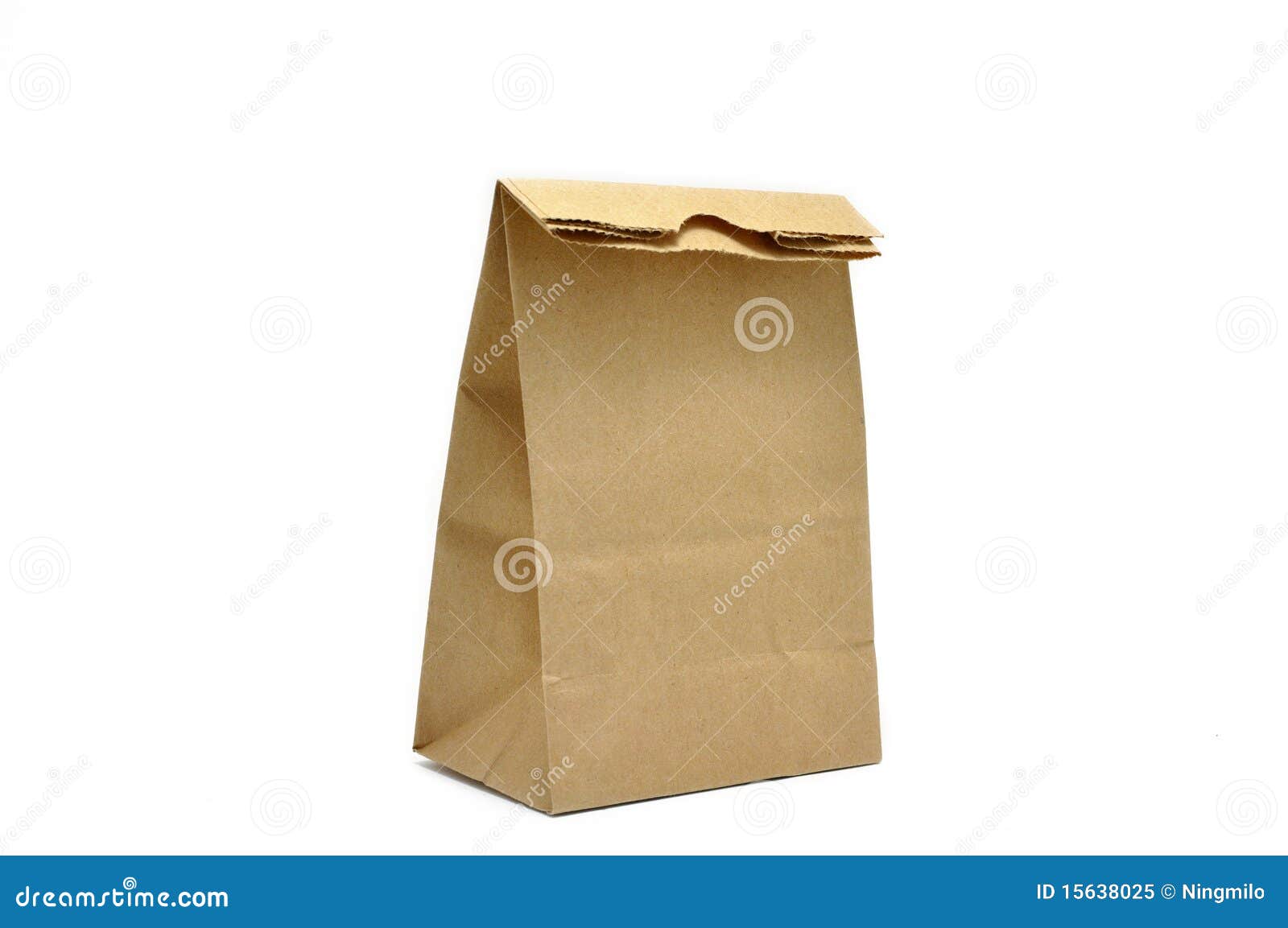 Brown Bag stock image. Image of objects, recycle, isolated - 15638025