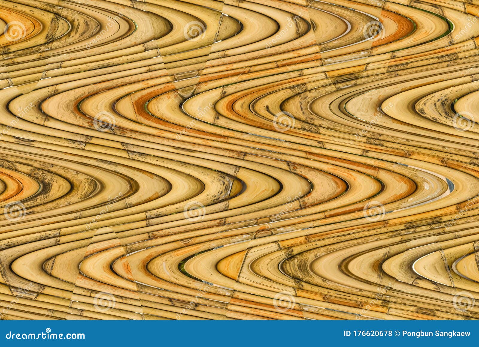 Bamboo Abstract Background. Pile Of Bamboo Pole. Stack Of Round Timber ...