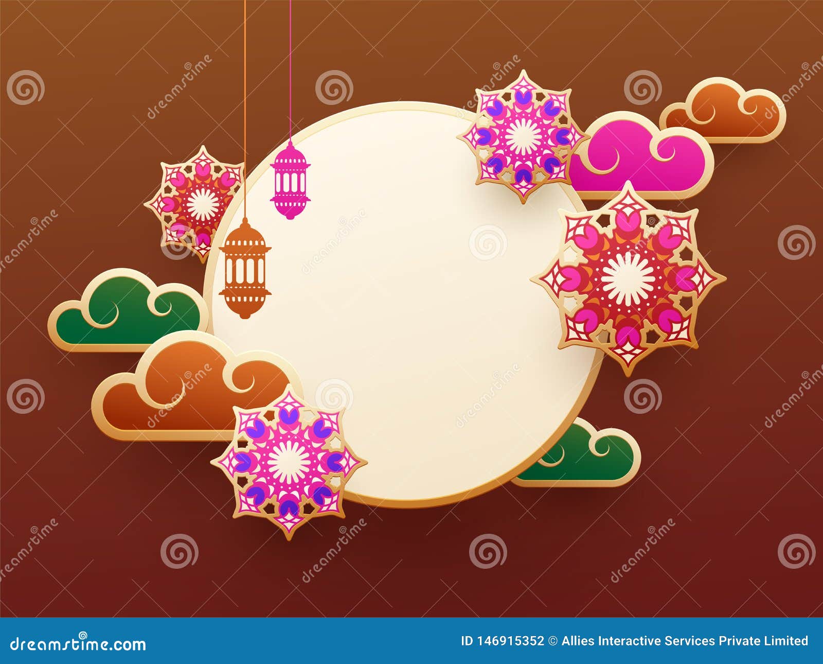 Islamic Patterns On A Mosque Dome Stock Photography | CartoonDealer.com ...