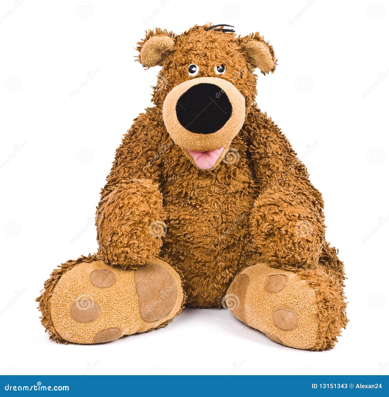 Brown bear toy stock image. Image of brown, furry, isolated - 13151343