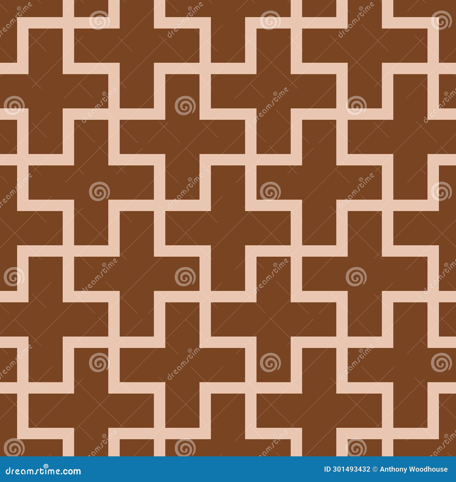 Continuous Interlocking Noodles Like Shapes Patter Vector Illustration ...