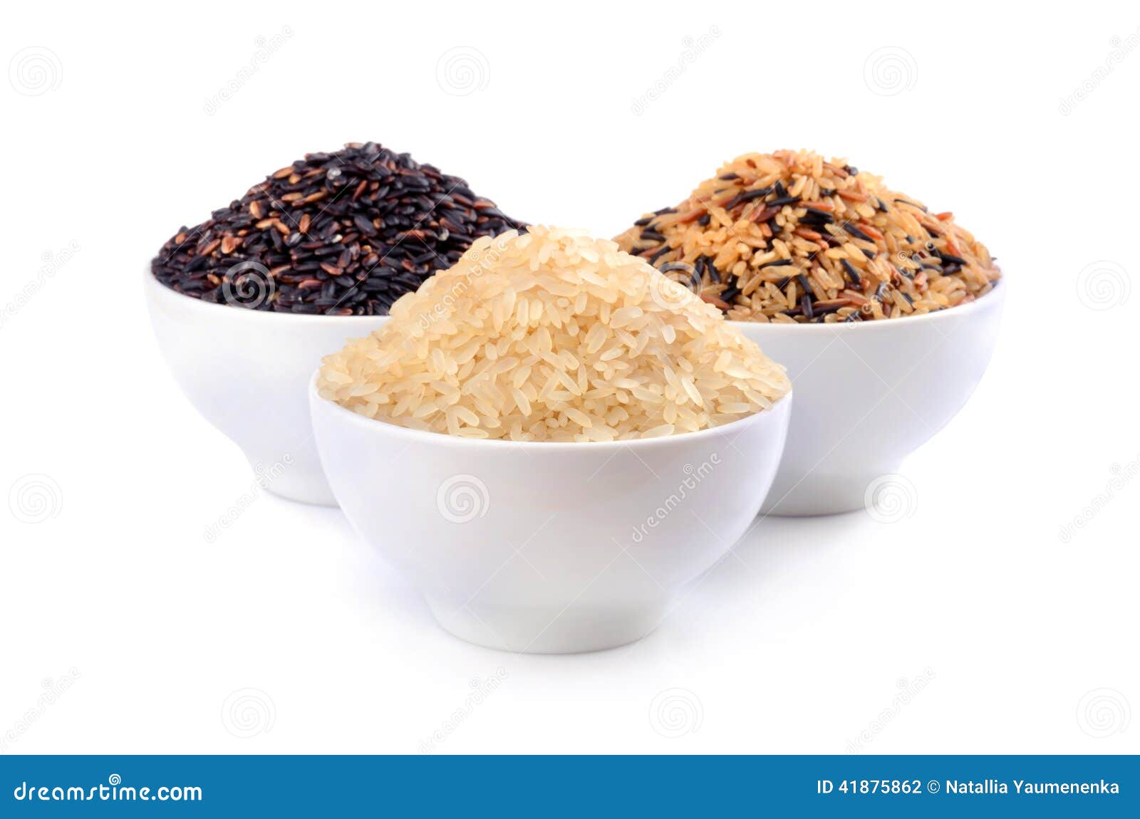 Brown, Black and White Rices Stock Photo - Image of black, background ...