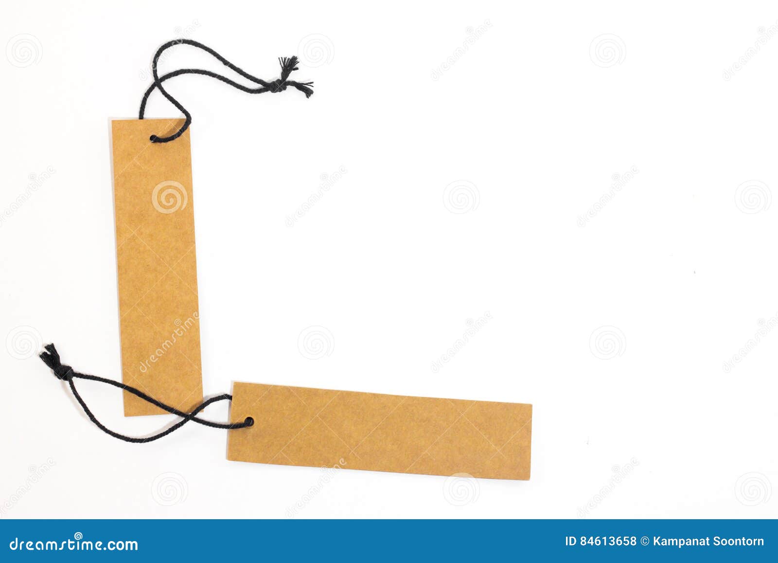 Brown Blank Paper Price Tag Stock Photo - Image of space, sale: 84613658