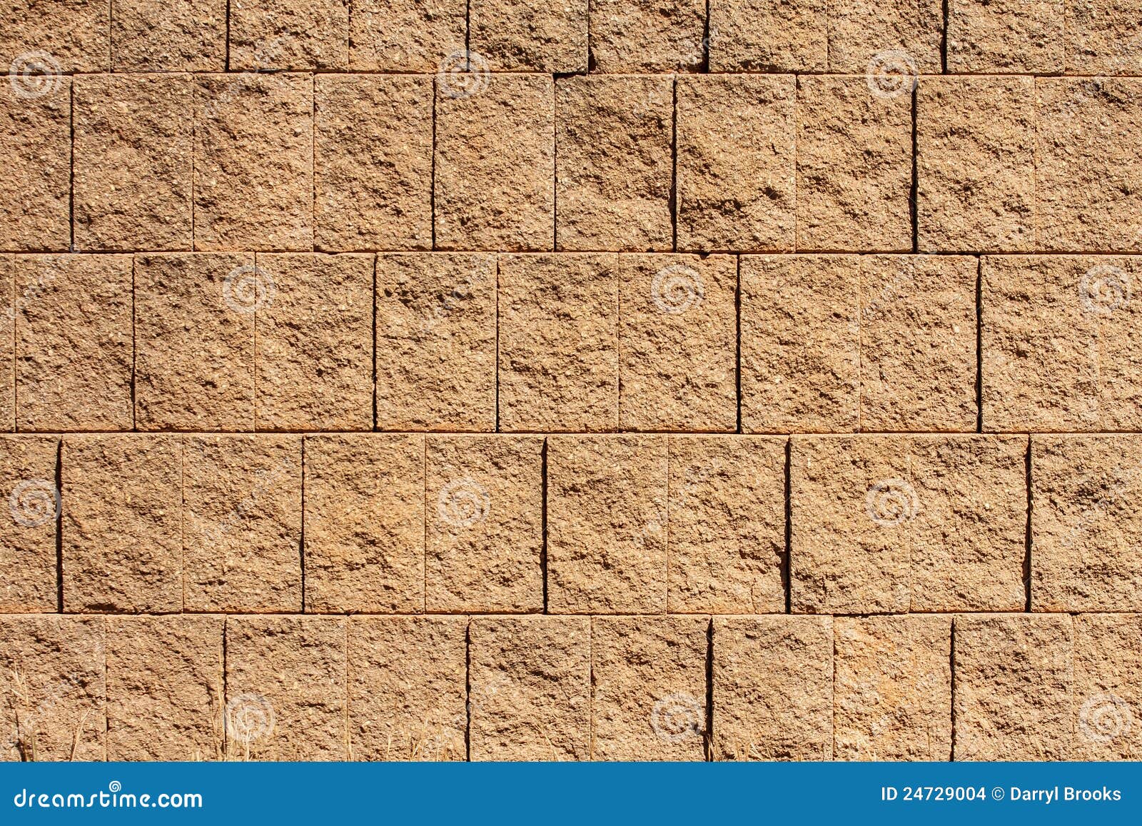 Brown Block Wall for Backgrounds or Textures Stock Photo - Image of ...