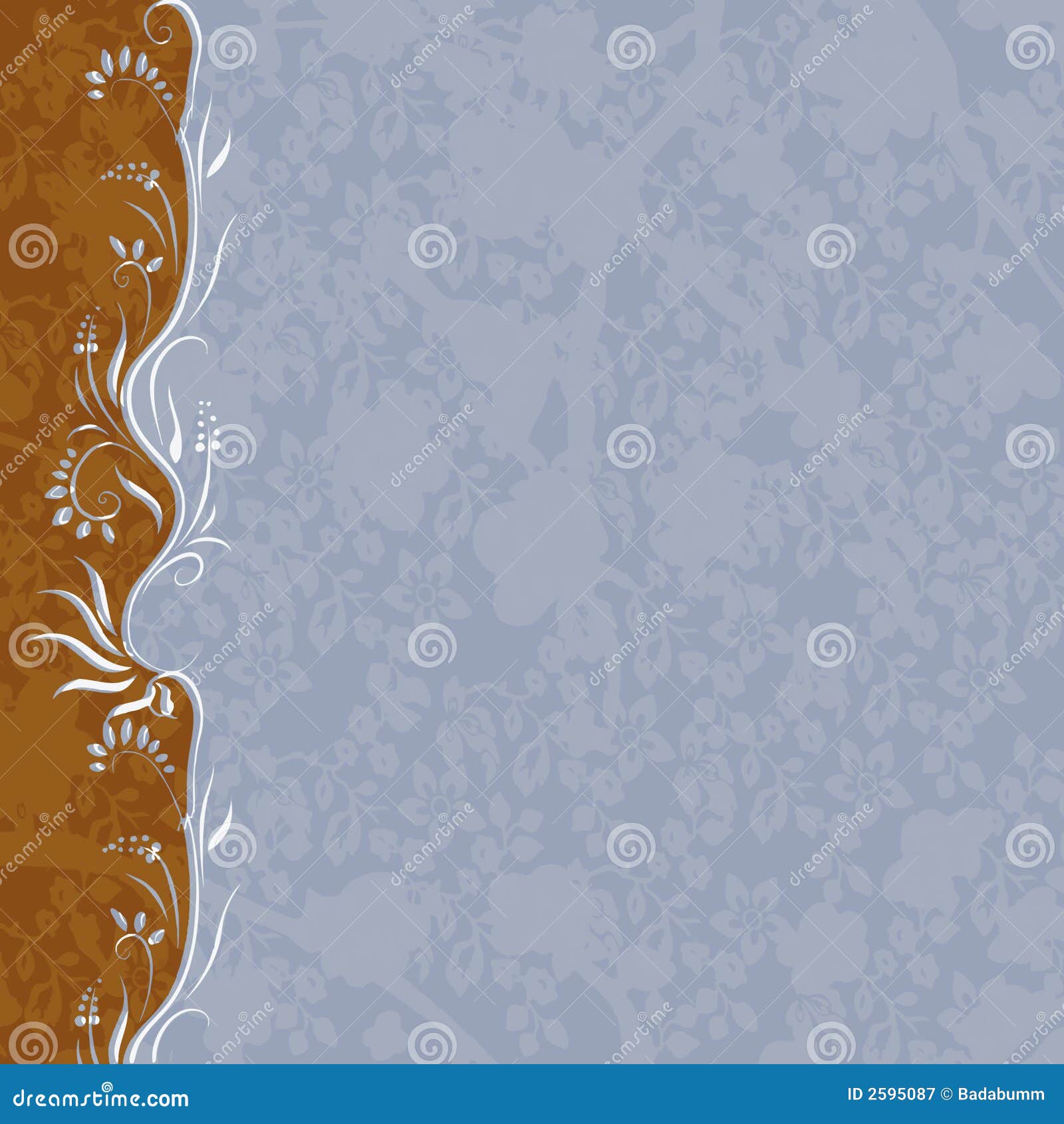 Brown-blue background stock vector. Illustration of beautiful - 2595087