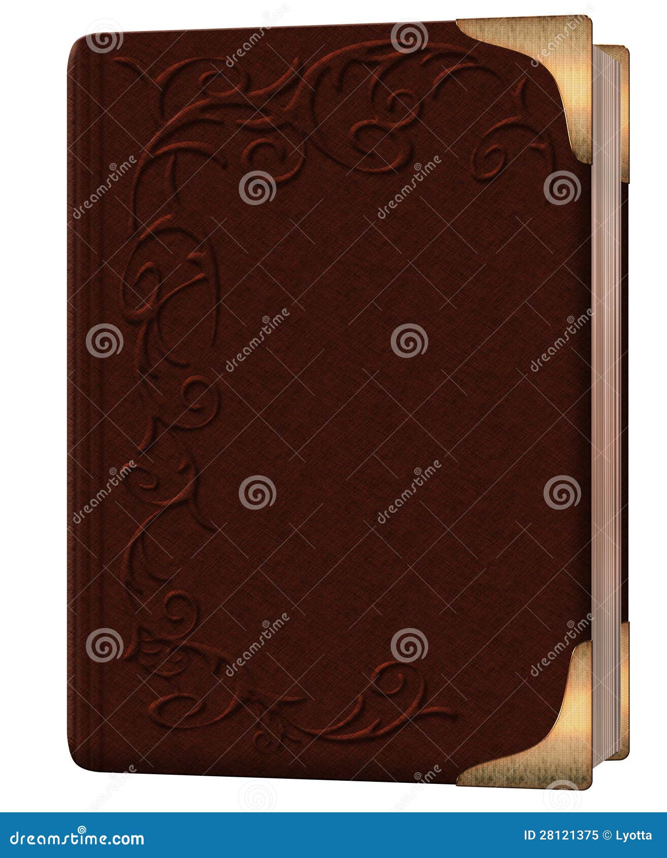 Brown book stock image. Illustration of patterns, book - 28121375