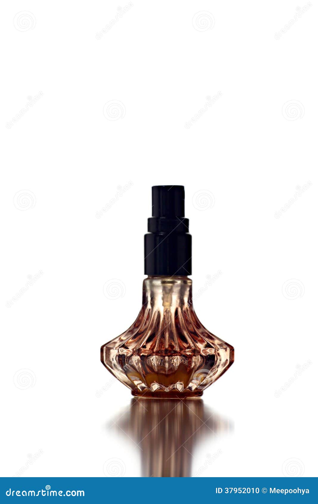 Brown Bottle with Perfume Isolated. Stock Photo - Image of cosmetic ...