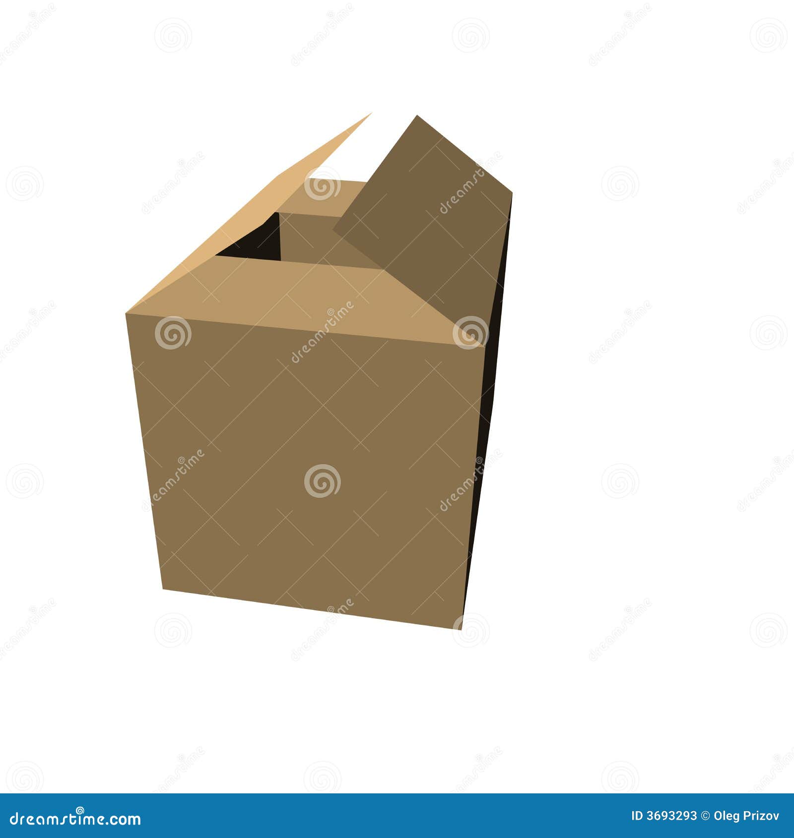 Brown box 4 stock illustration. Illustration of carbon - 3693293