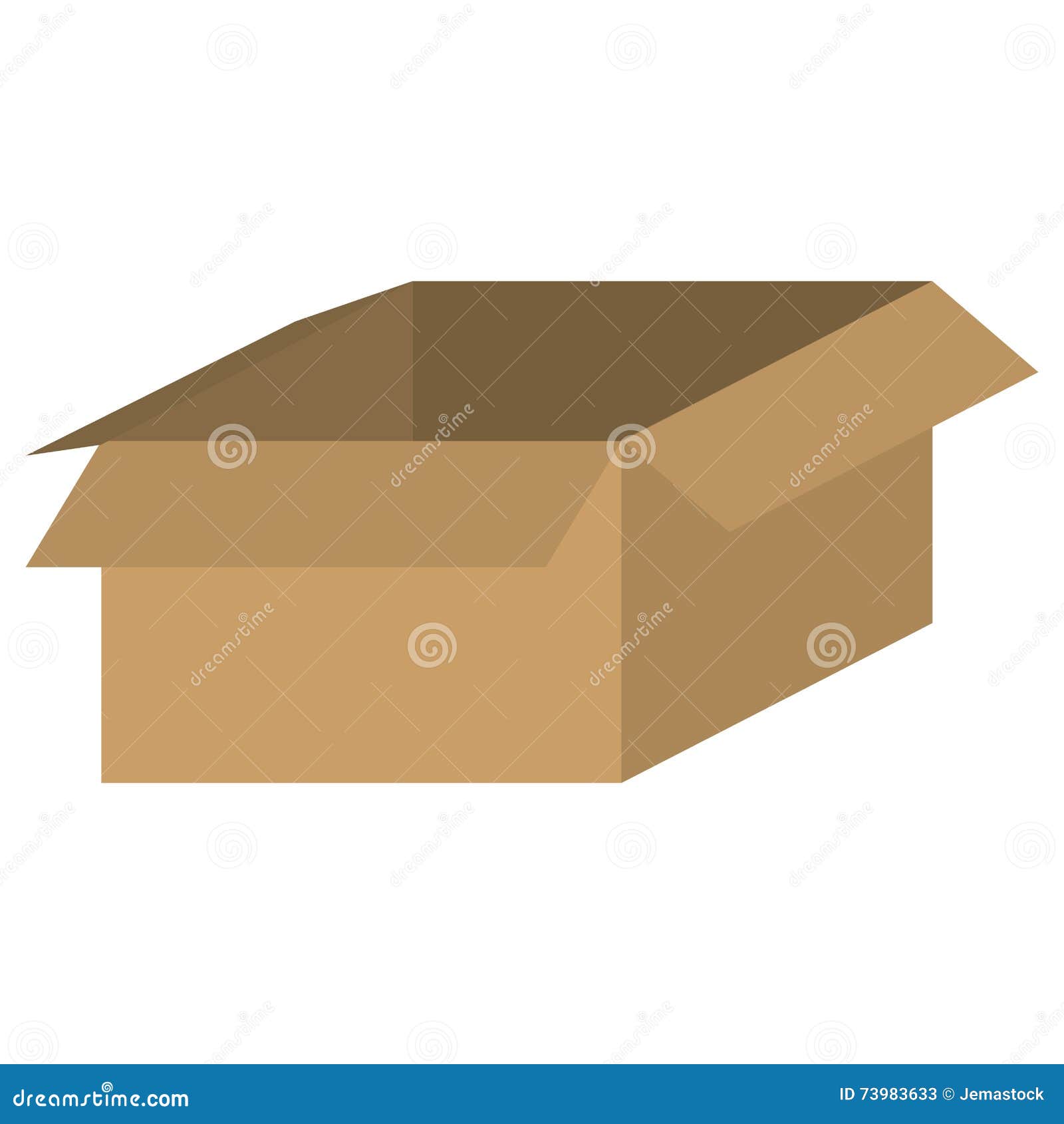 Brown box icon stock illustration. Illustration of distribution - 73983633