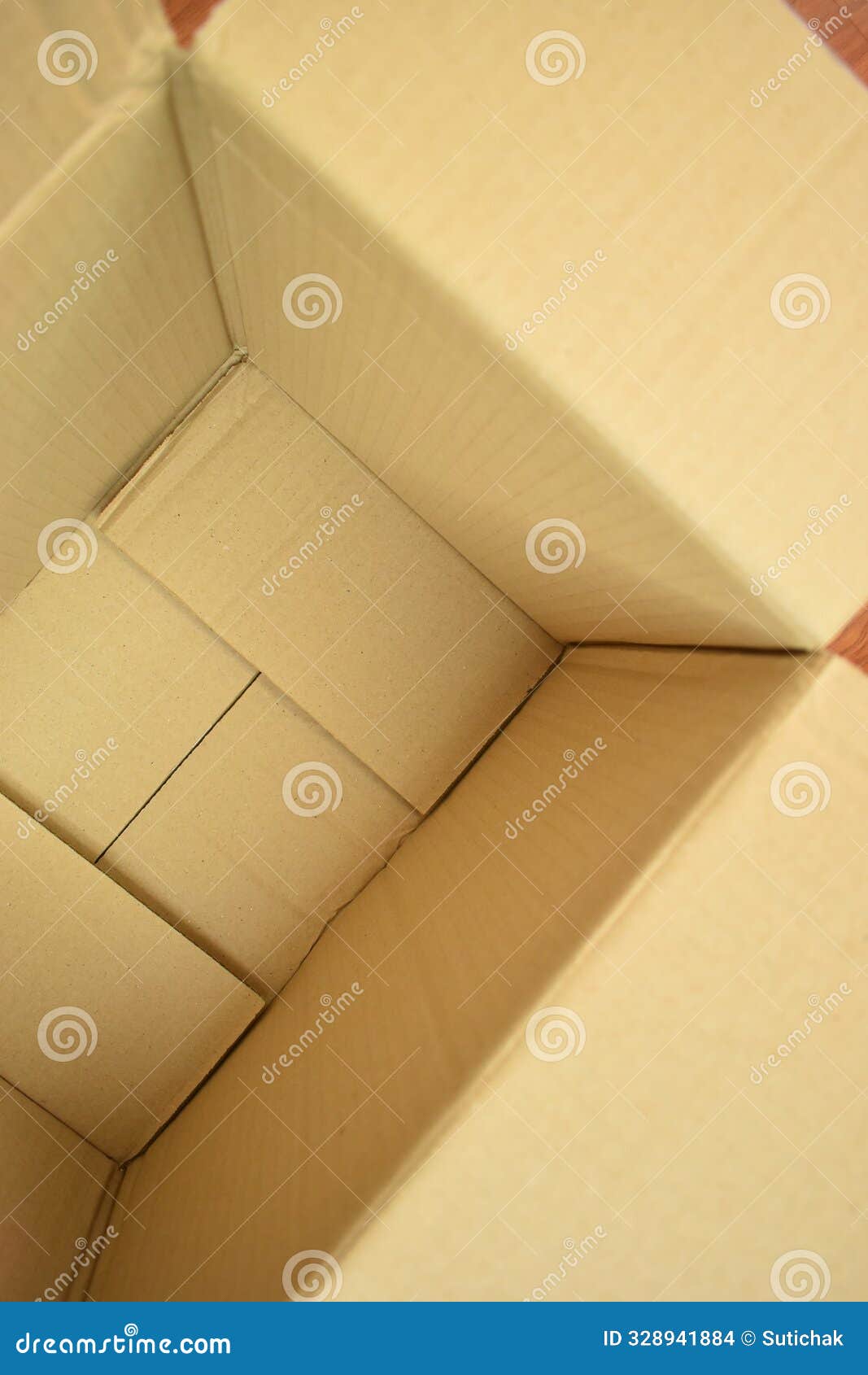 Brown Box Packaging for Design, Paper Industry Stock Photo - Image of ...