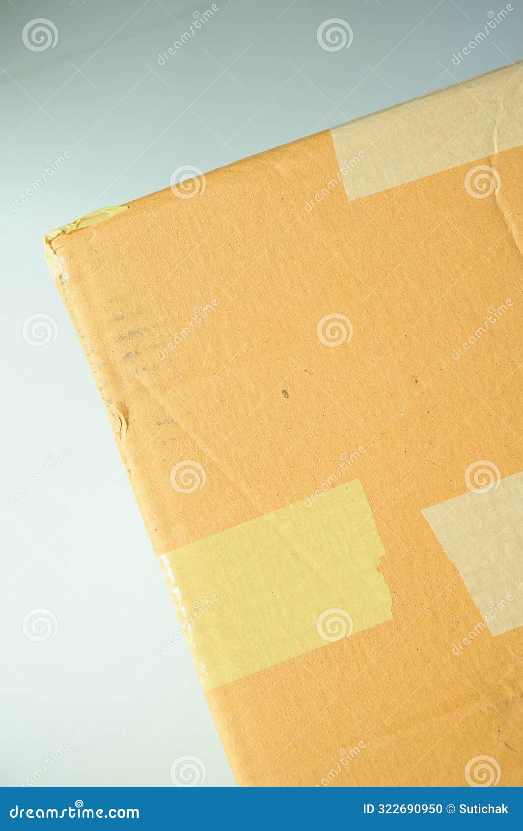Brown Box Packaging for Shipping, Paper Texture Stock Photo - Image of ...