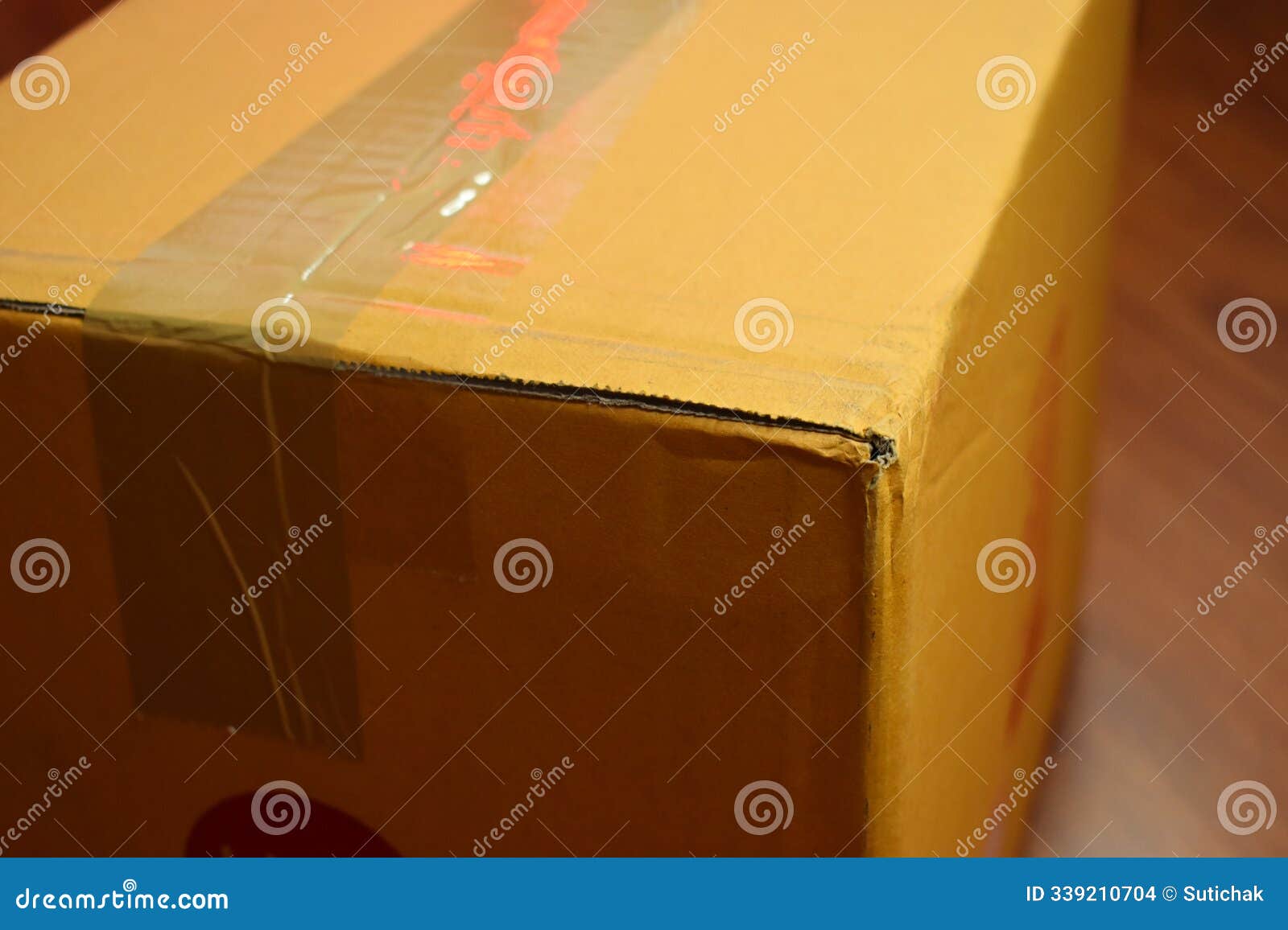 Brown Box Packaging for Shipping, Paper Texture Stock Photo - Image of ...