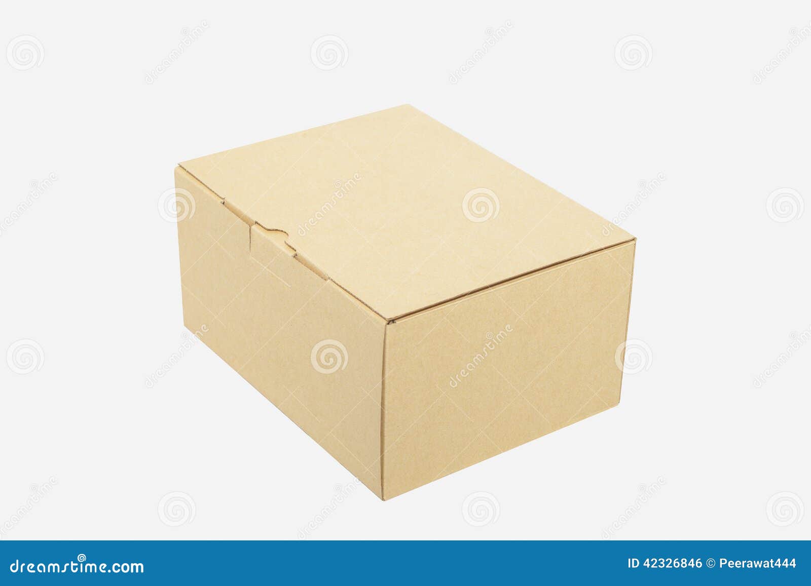 Brown box stock photo. Image of clipping, card, plastic - 42326846