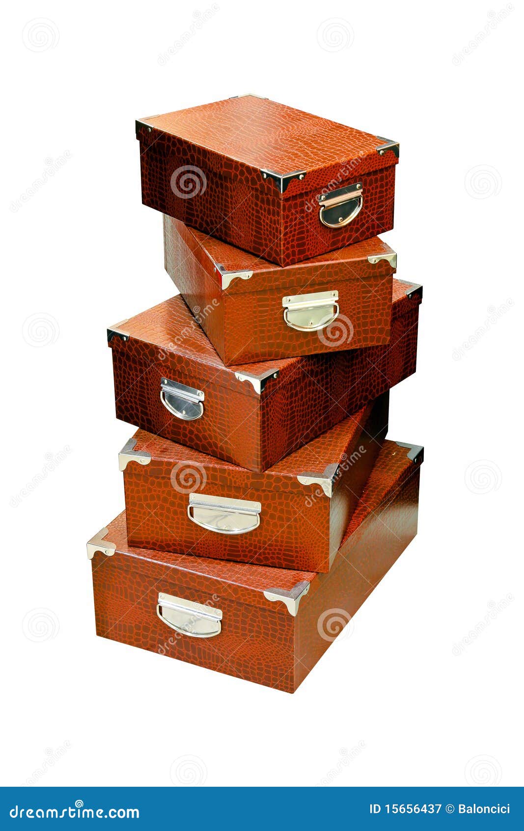 Brown boxes stock image. Image of leather, paper, office - 15656437