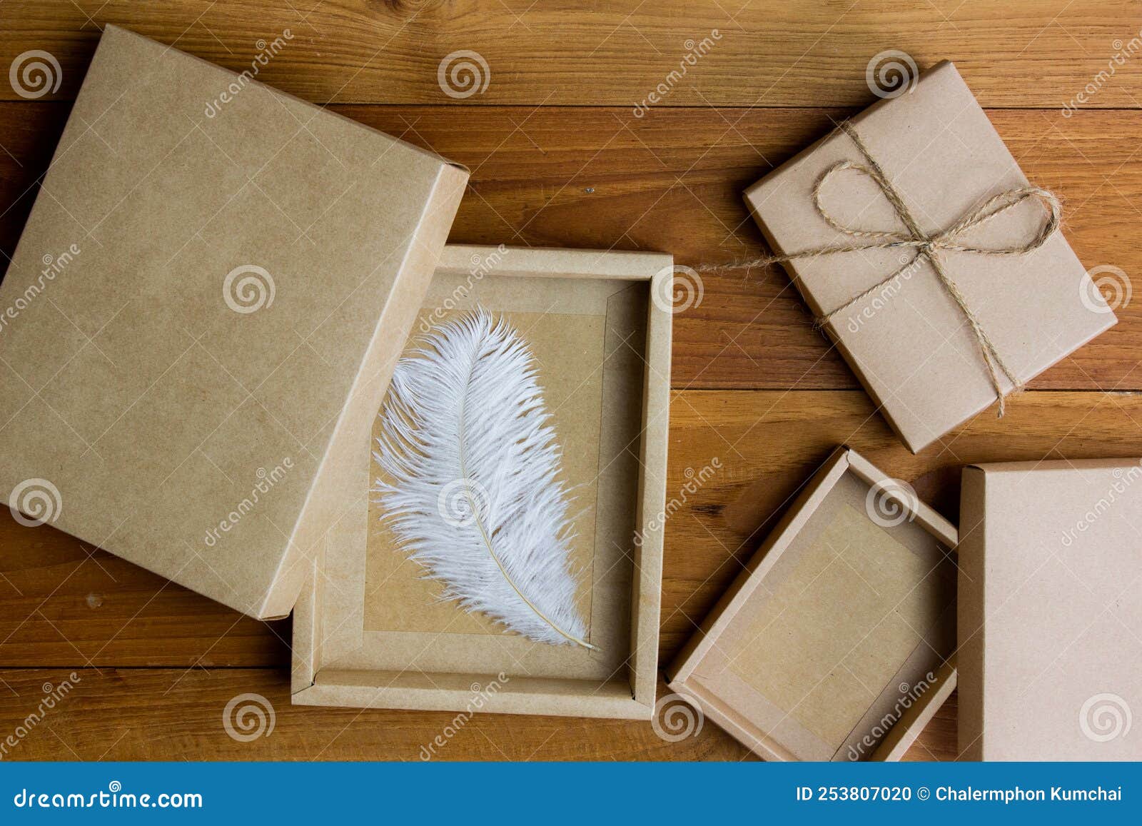 Row Of Brown Boxes, Rack Stack Arrangement Of Cardboard Boxes In A ...