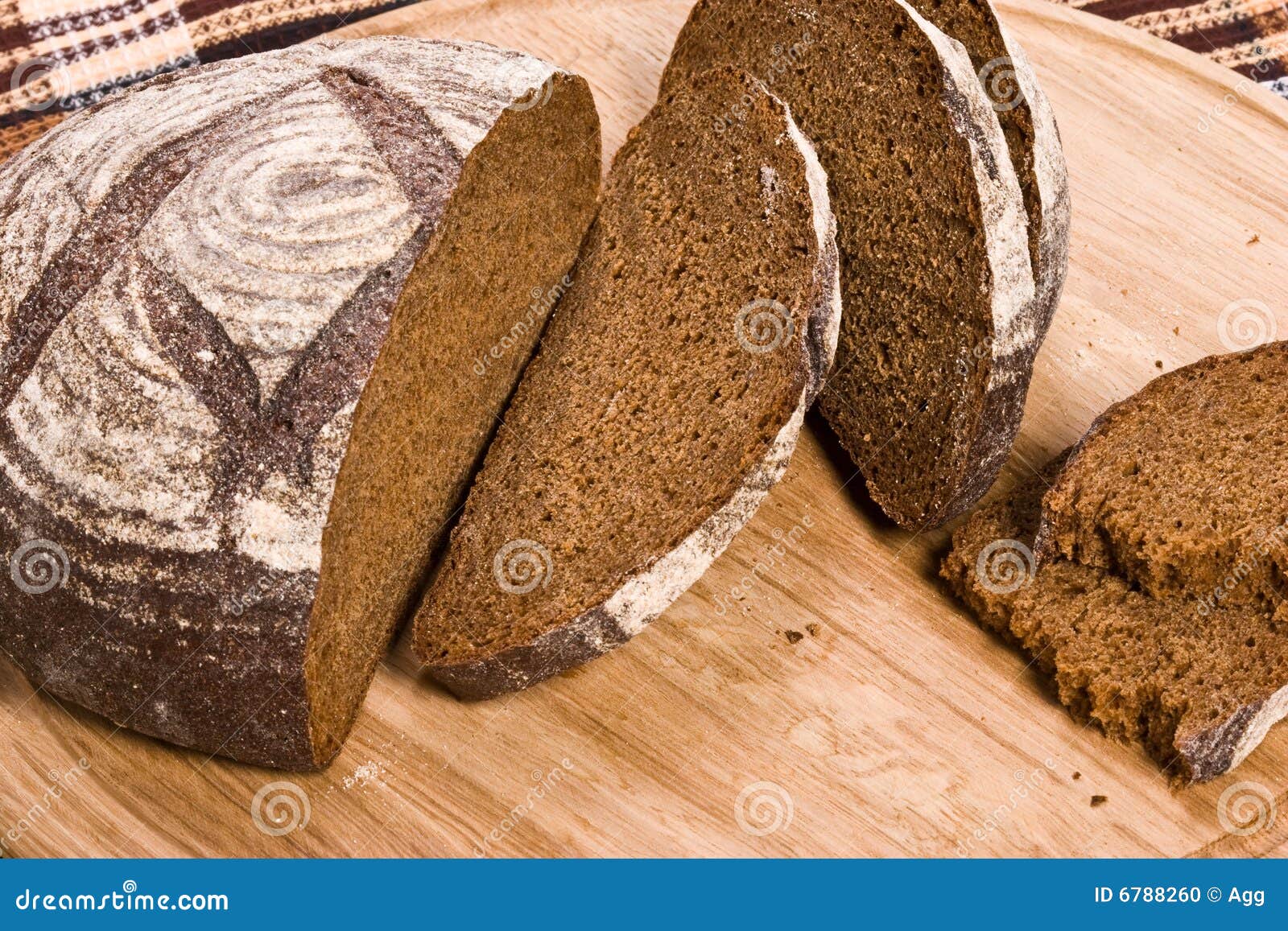 Brown bread stock photo. Image of chunk, meal, healthy - 6788260