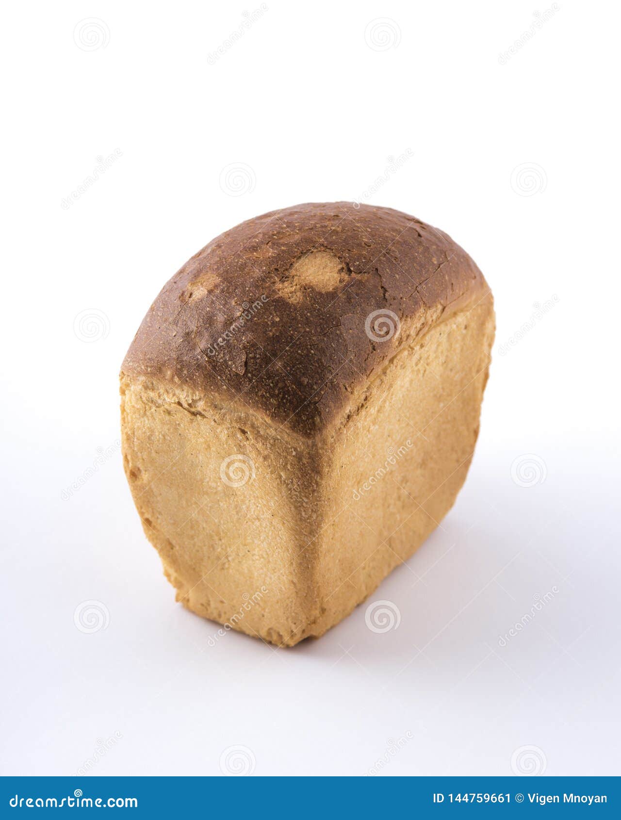 Brown bread stock image. Image of sliced, isolated, crumbs - 144759661