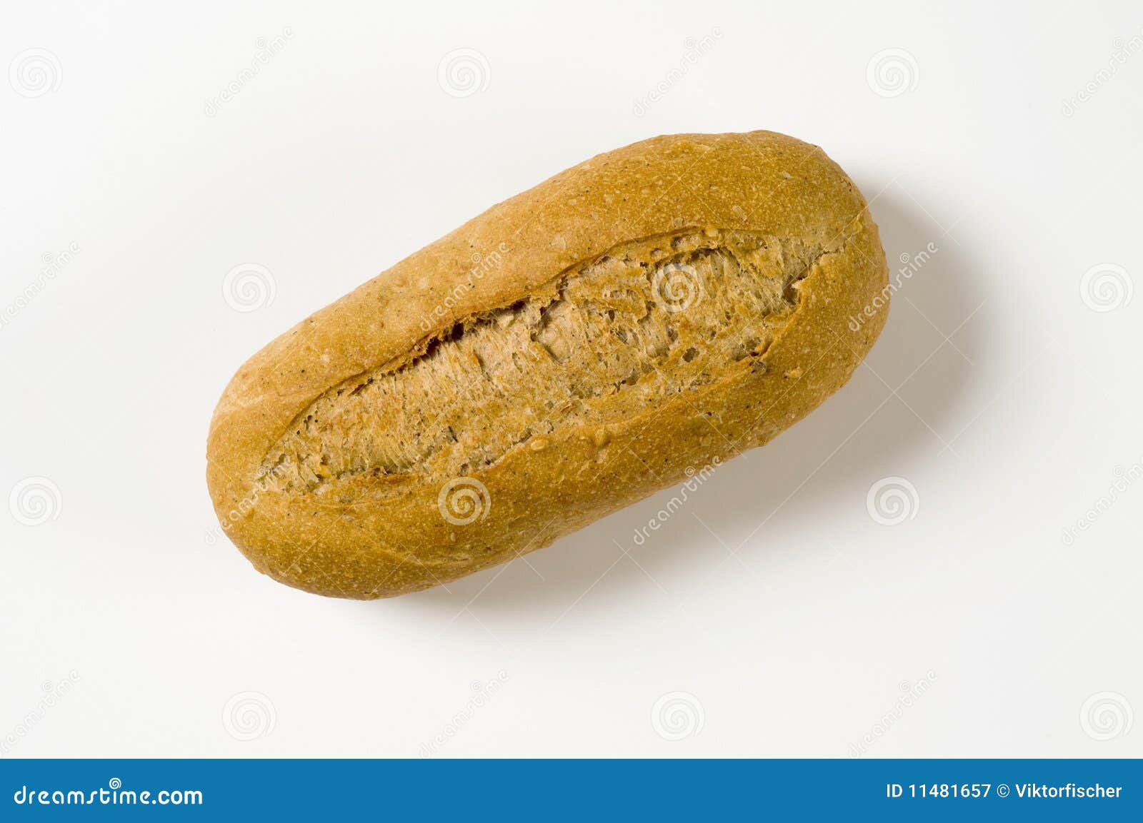 Brown bread roll stock image. Image of loaf, baked, small - 11481657