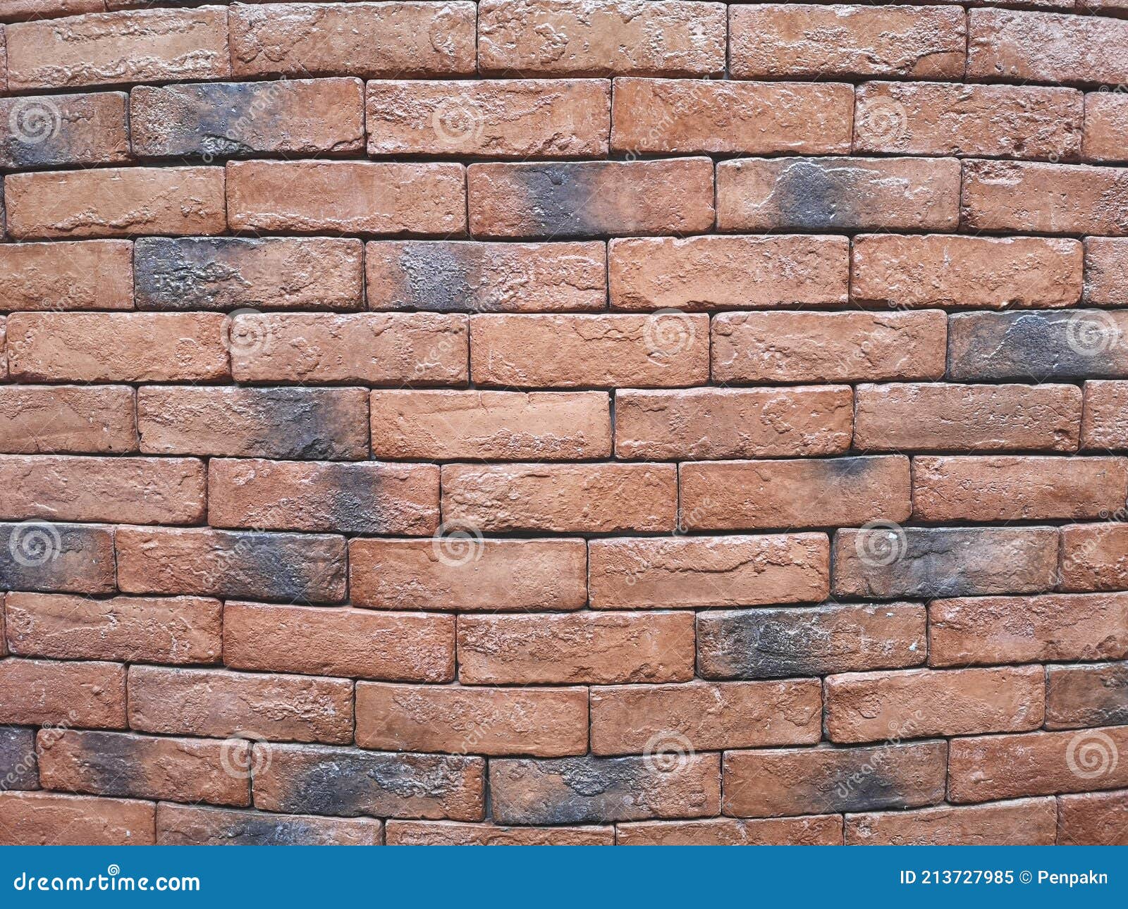 Brown Brick Block Wall Show Pattern Stack Block Rough Surface Texture ...