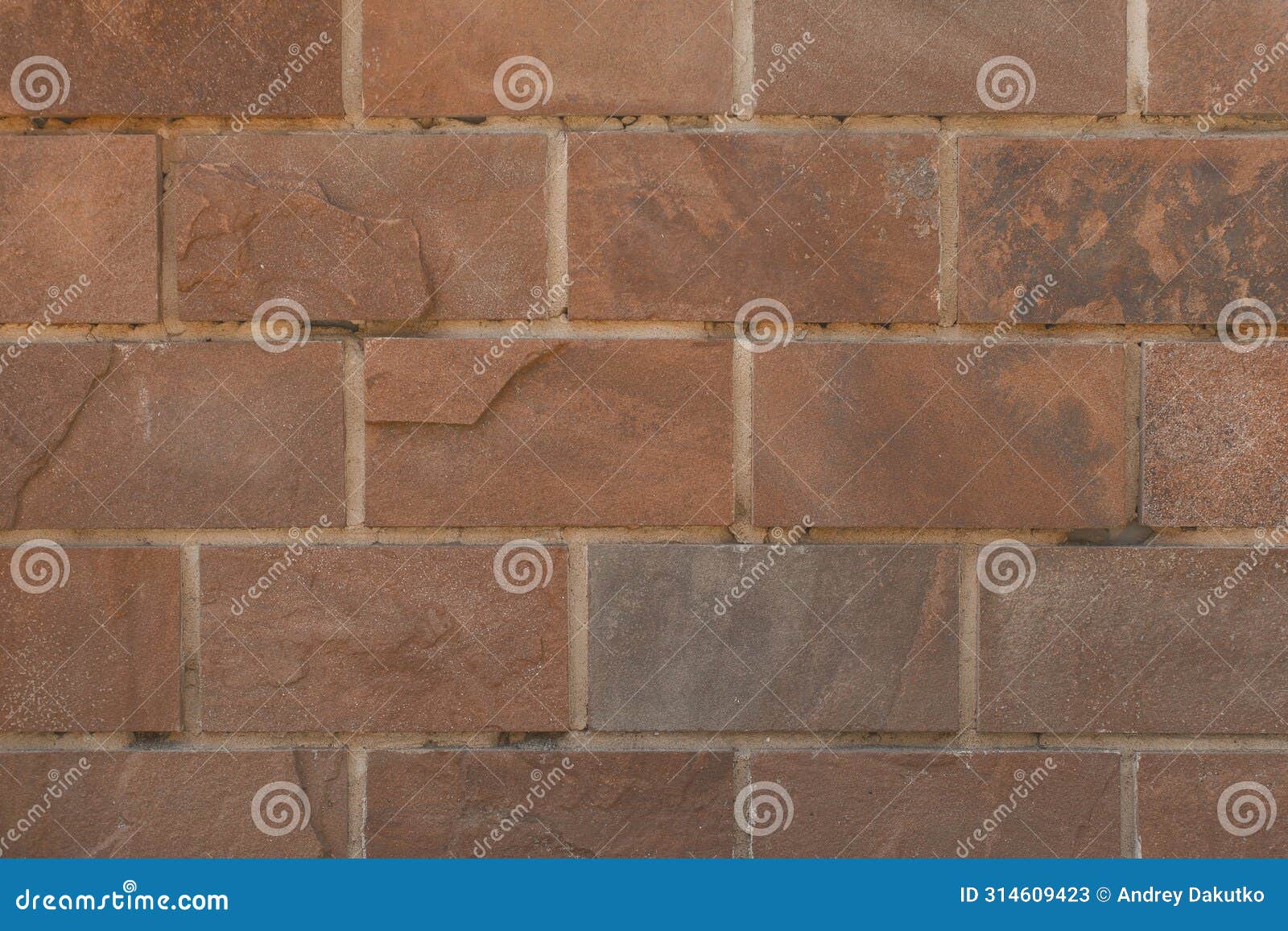 Brown Brick Blocks Brickwork Old Brick Masonry Wall Texture Background ...