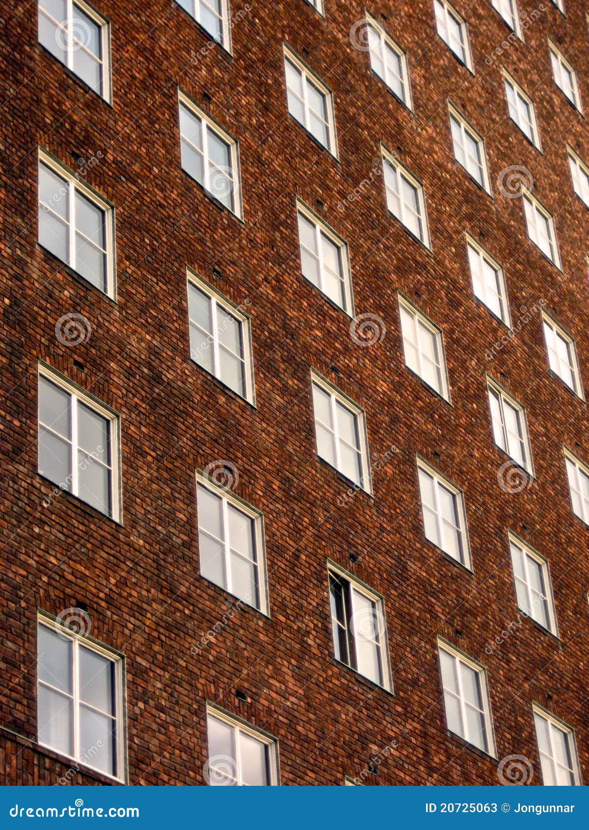 Brown brick building stock image. Image of house, life - 20725063
