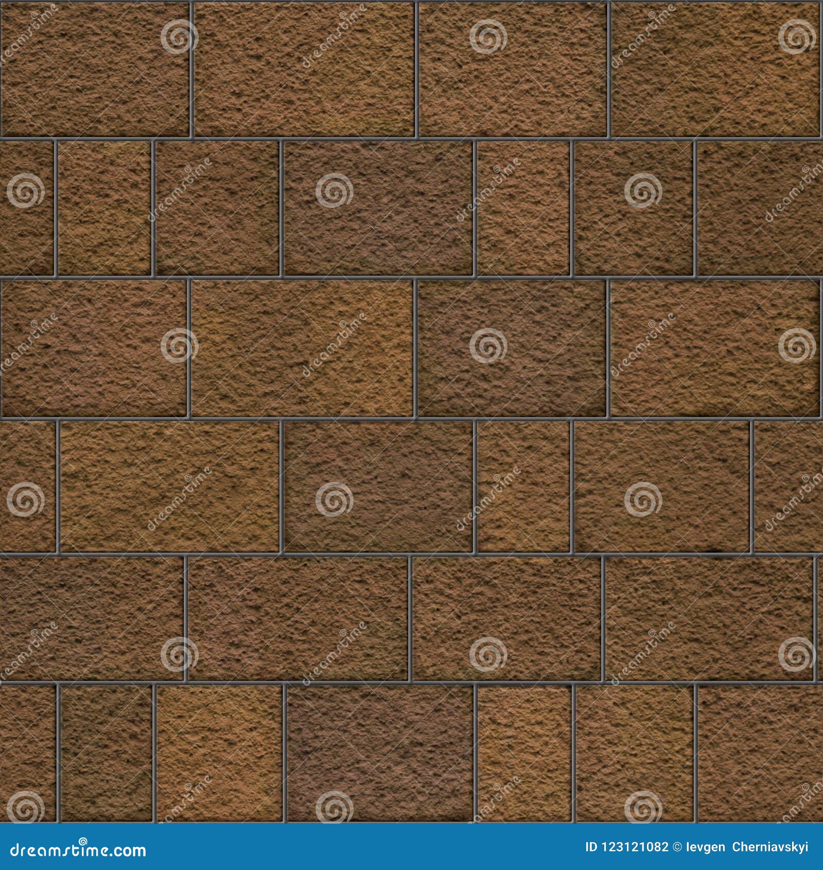 Cinder Block Seamless Texture Map for 3d Graphics Stock Photo - Image ...