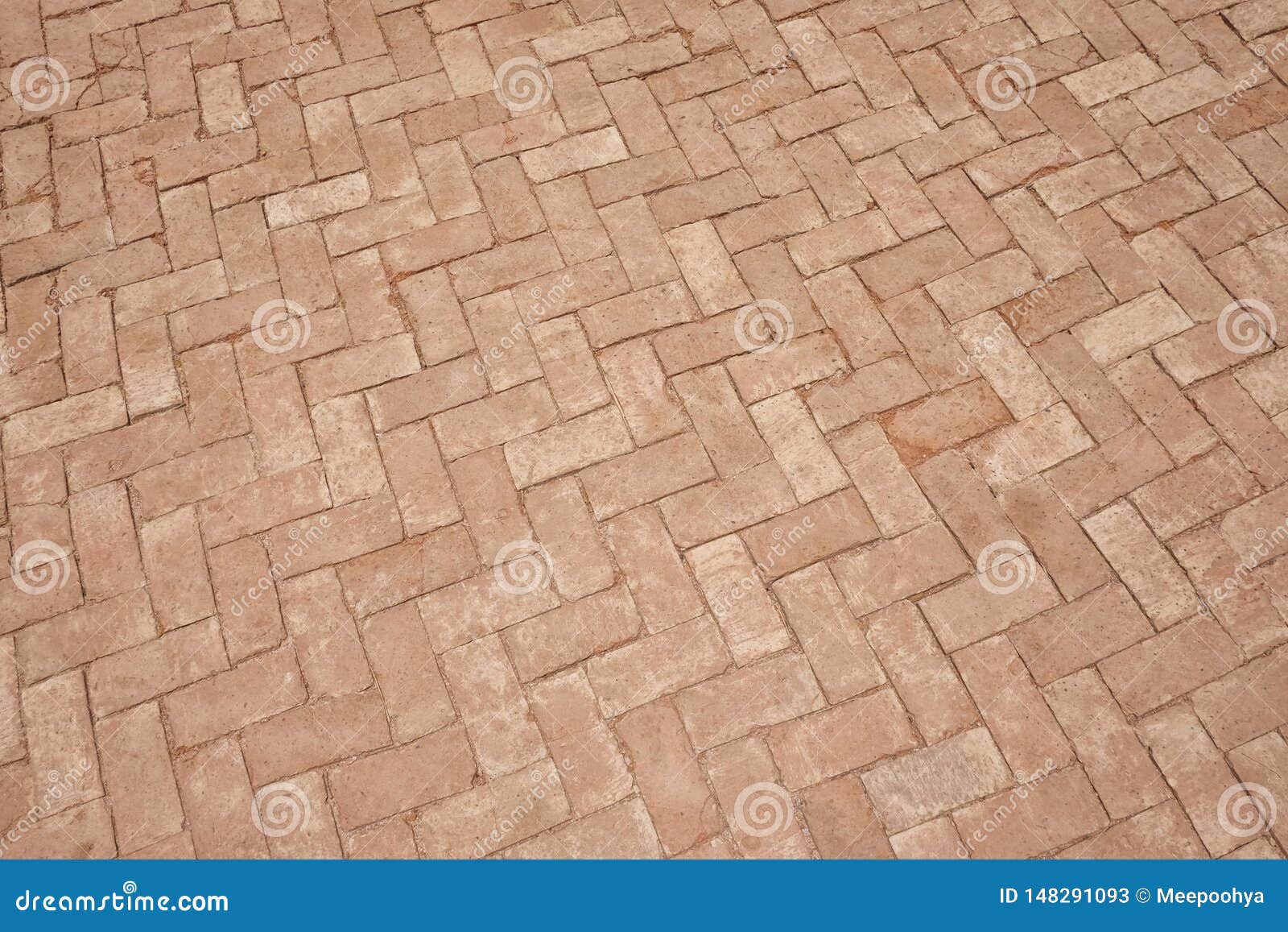 Brown Brick Walkway of Texture Background Stock Image - Image of detail ...