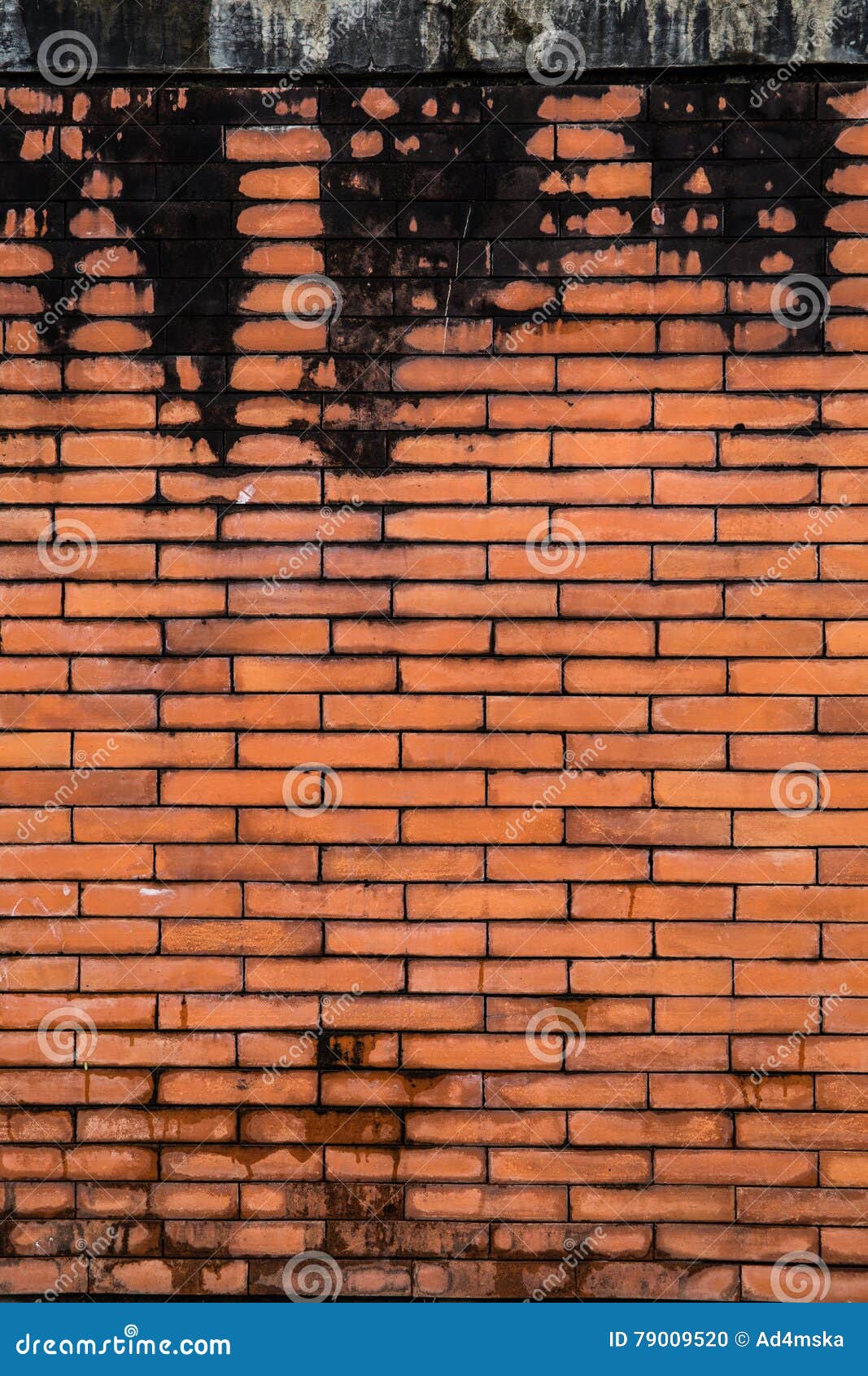 Brown Brick wall stock photo. Image of building, stained - 79009520