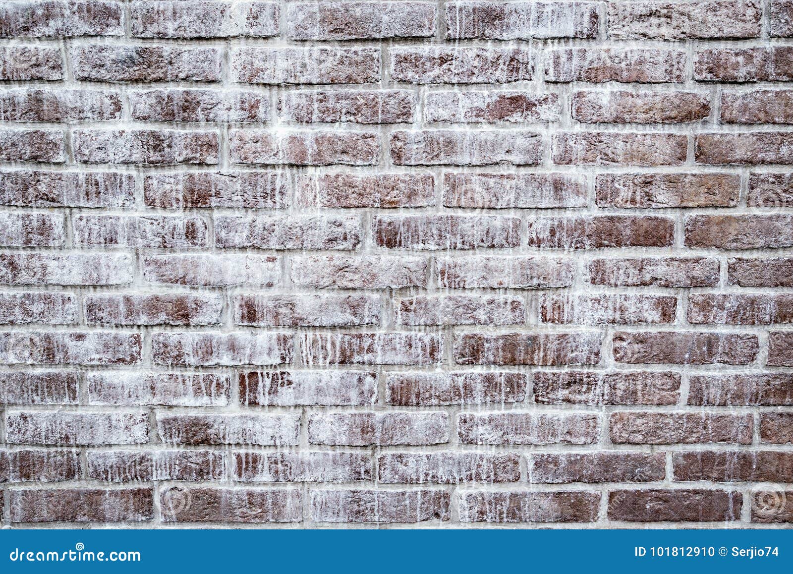 Brown brick wall. stock photo. Image of brick, cement - 101812910