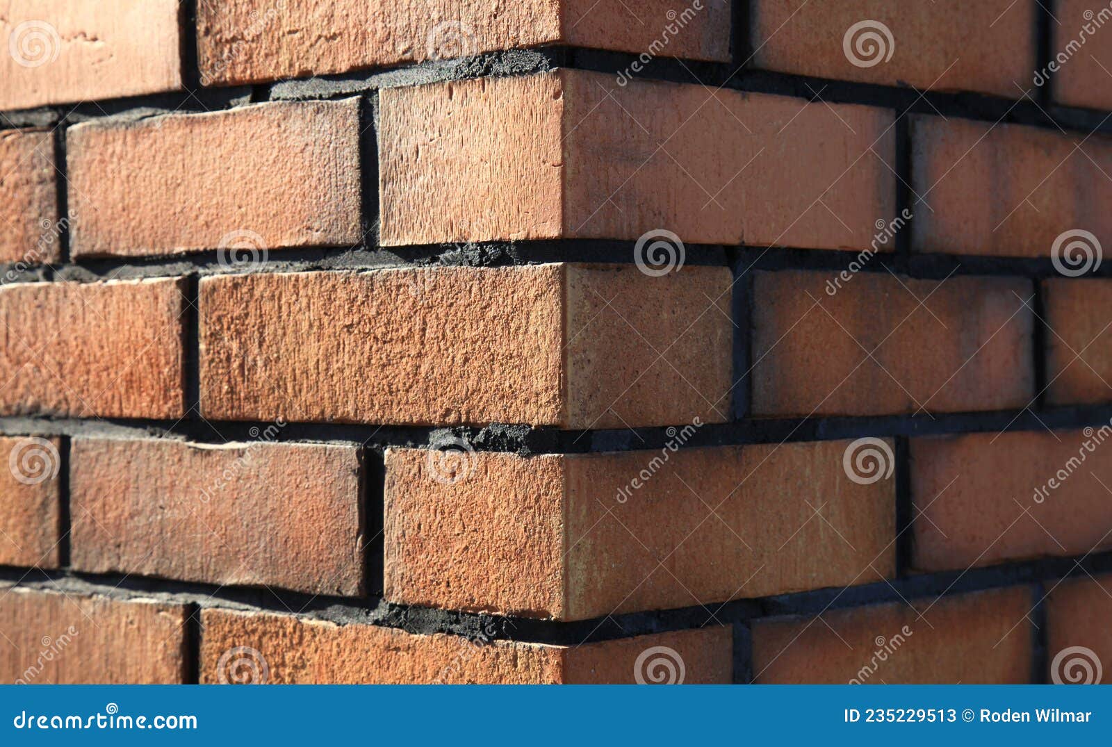 Brown Brick Wall Texture, Background. Uneven Surface of Brick Lying ...