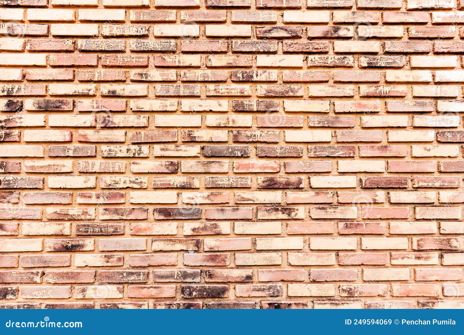 Brown Brick Wall Texture with Rough Pattern Wallpaper Background. Brick ...