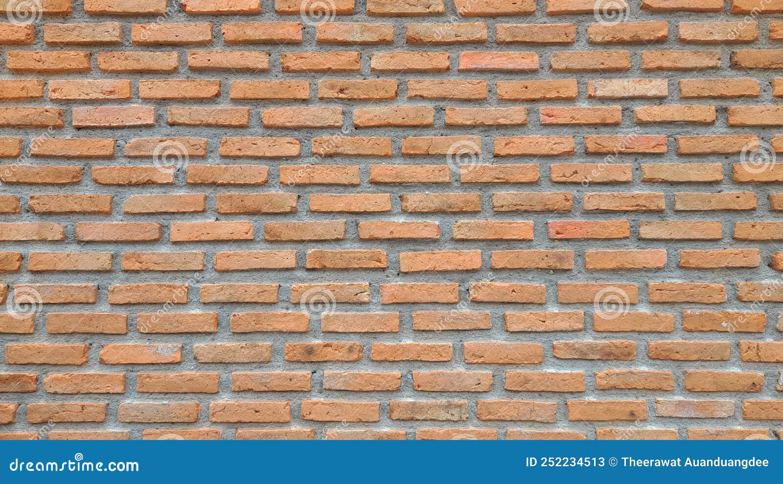 Brown Brick Wall for Textured Background and Square Pattern of Concrete ...