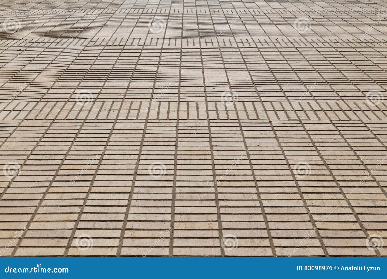 Brown Brickwork on the Pavement Stock Photo - Image of detail, square ...