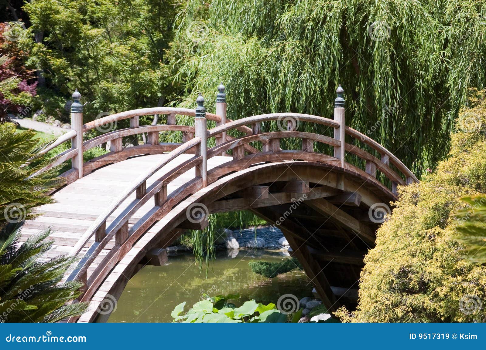 Brown bridge stock image. Image of bridge, moon, design - 9517319