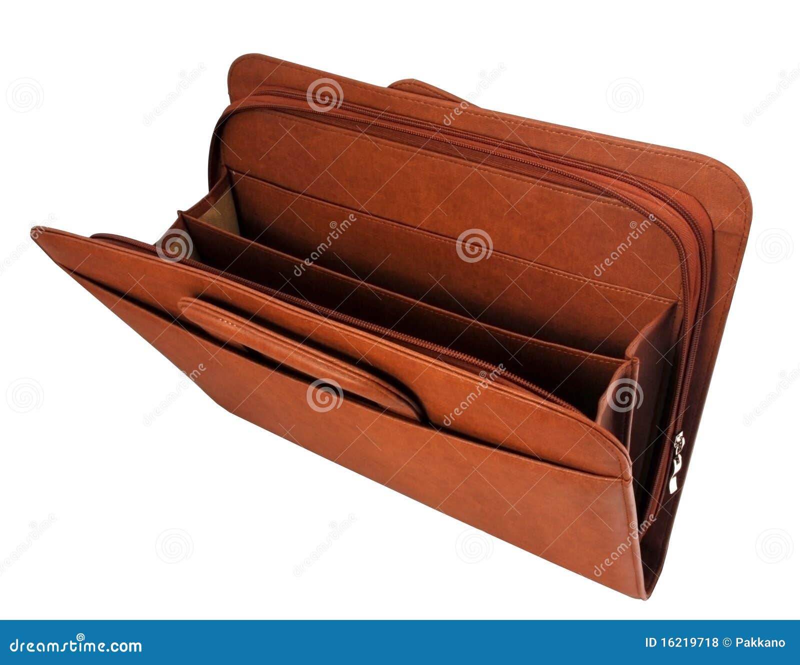Brown briefcase II stock photo. Image of handheld, items - 16219718