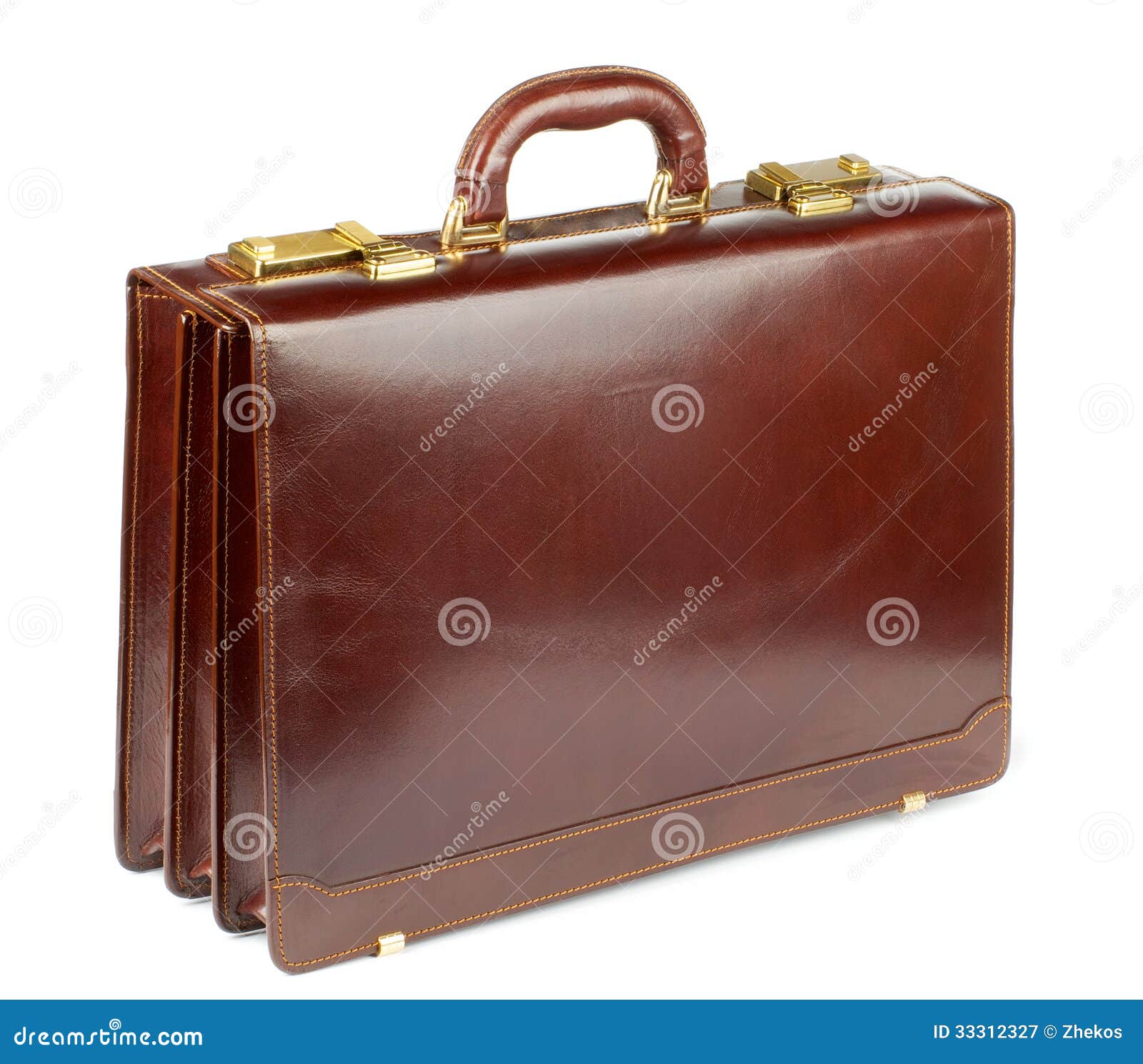 Brown Briefcase stock image. Image of brown, briefcase - 33312327
