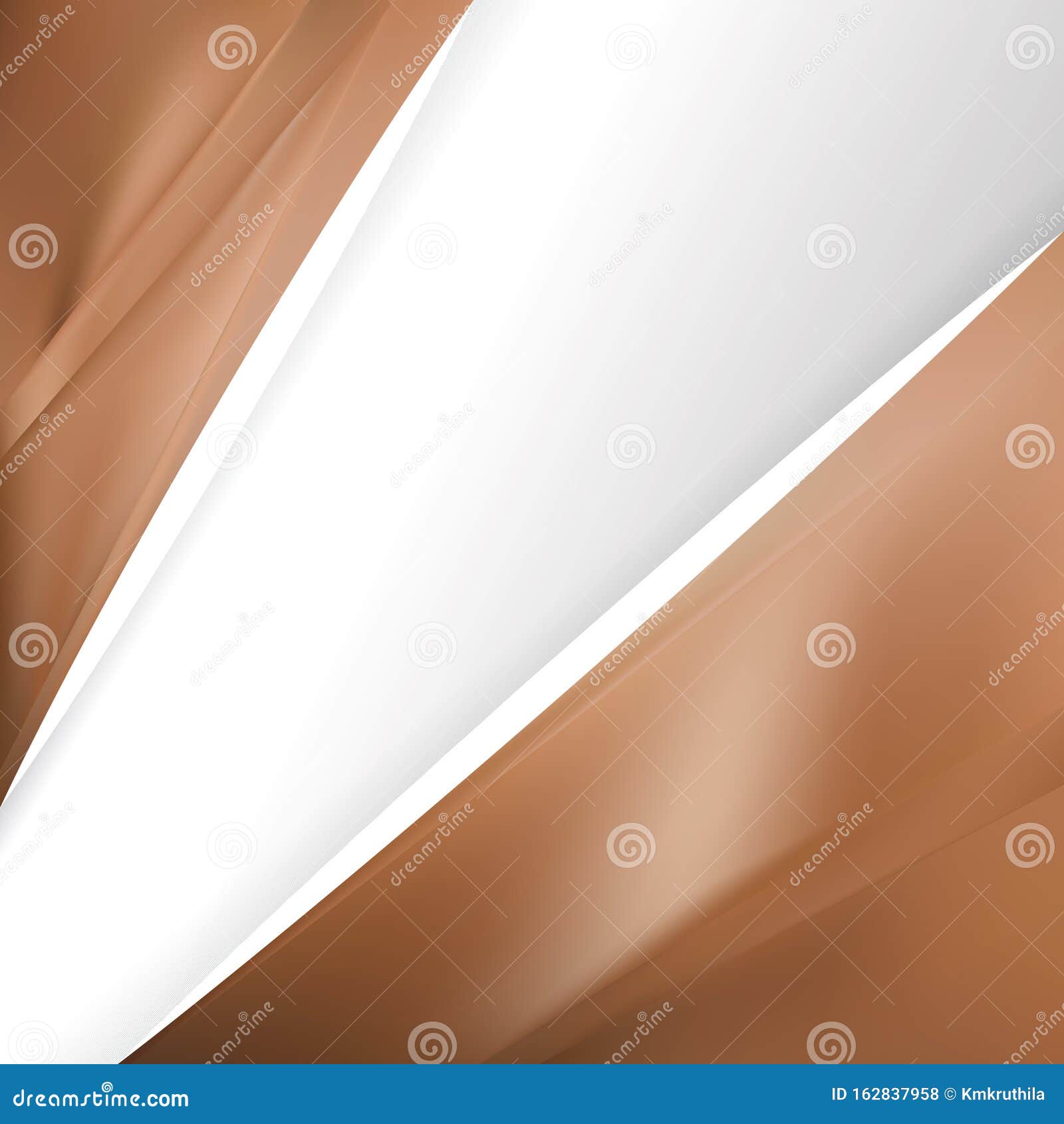 Brown Brochure Design Template Illustration Stock Vector - Illustration ...