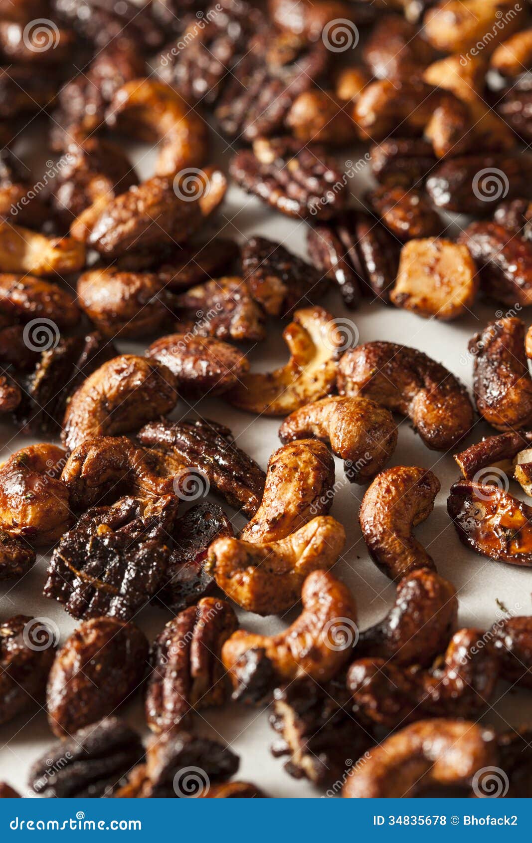 Brown Candied Caramelized Nuts Stock Photo - Image of crispy ...