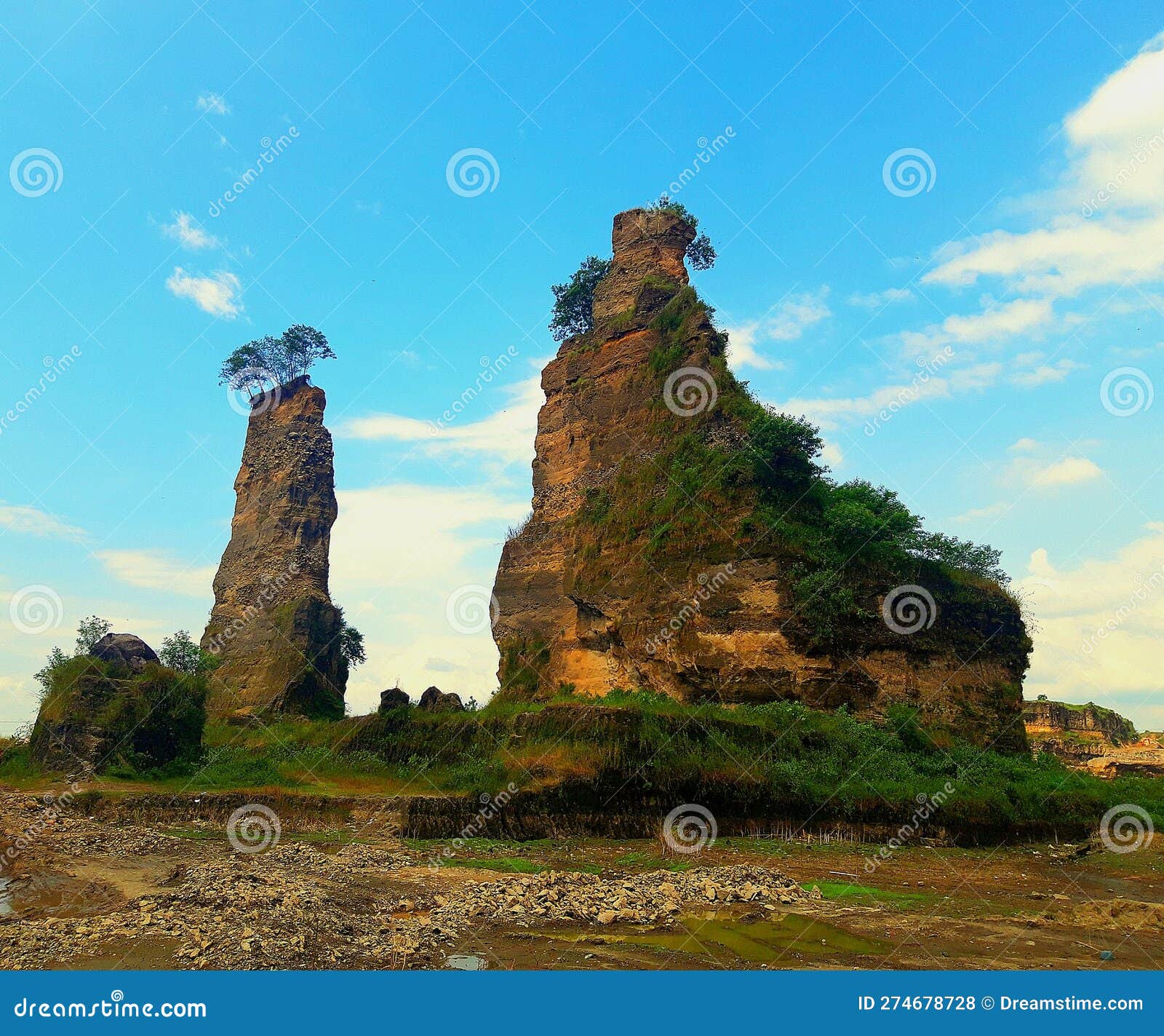 Brown Canyon Semarang Indonesia Stock Photo - Image of southeastasia ...