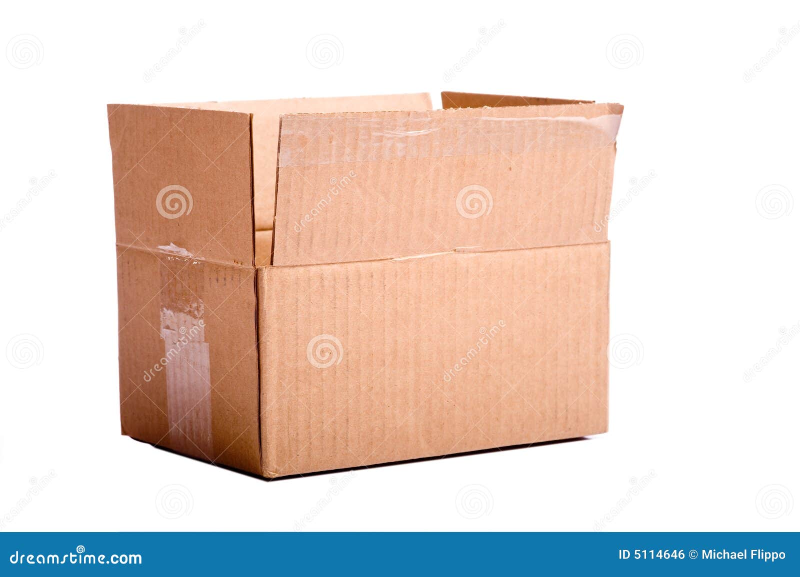 Brown Cardboard Box stock photo. Image of copy, brown - 5114646