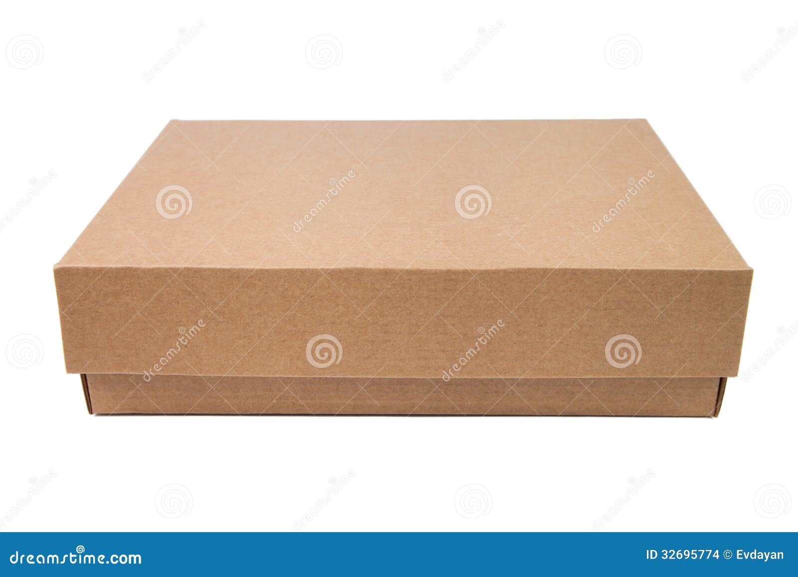 Brown cardboard box stock photo. Image of package, present - 32695774