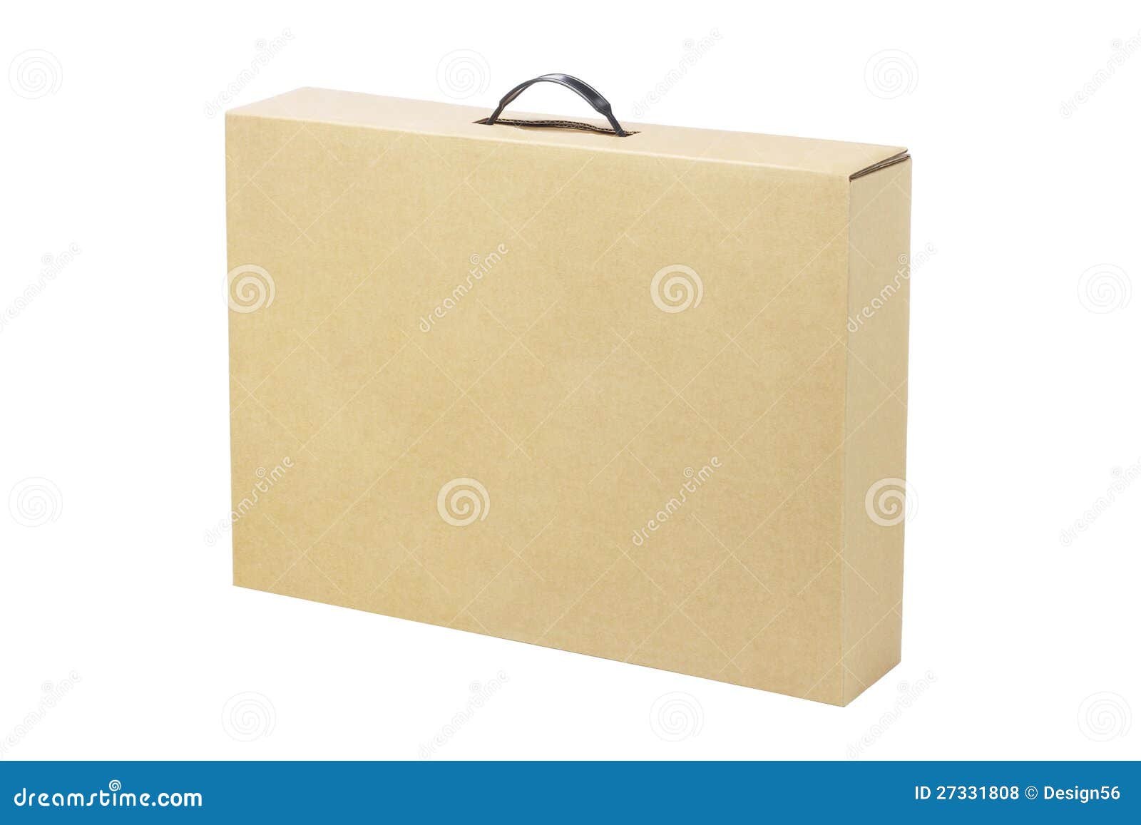 Brown Cardboard Box for Laptop Stock Photo - Image of closed, storage ...