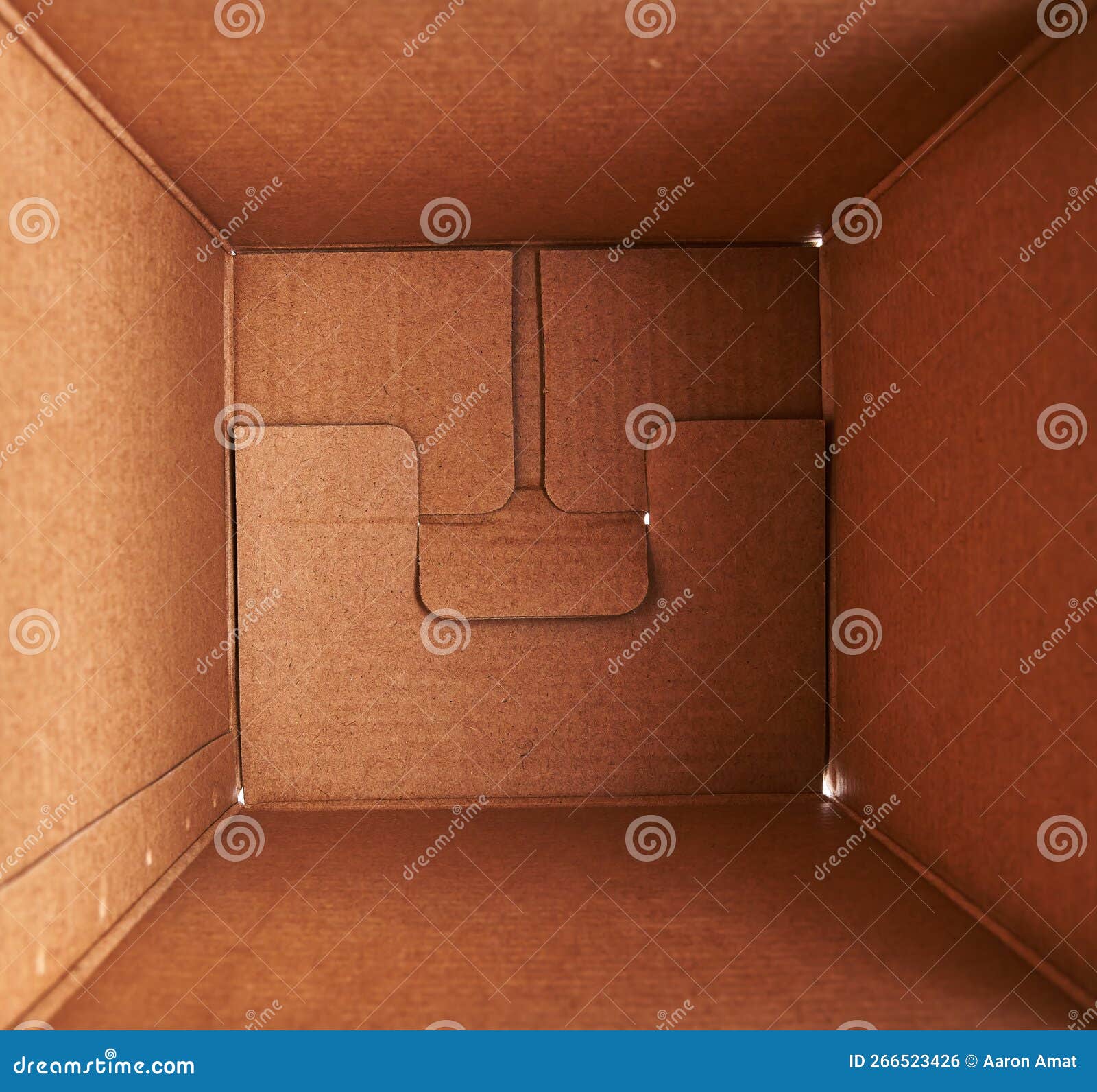 Brown Cardboard Box Material Texture Background Stock Photo - Image of ...