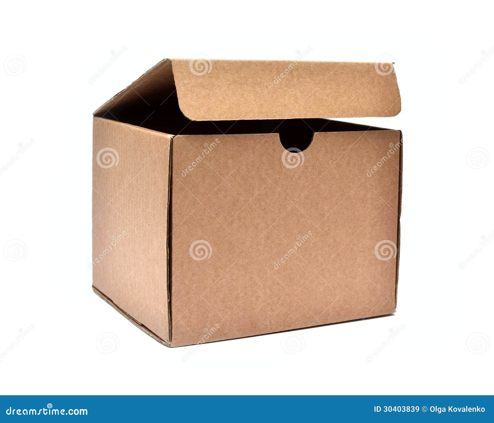 Brown cardboard Box stock image. Image of corrugated - 30403839